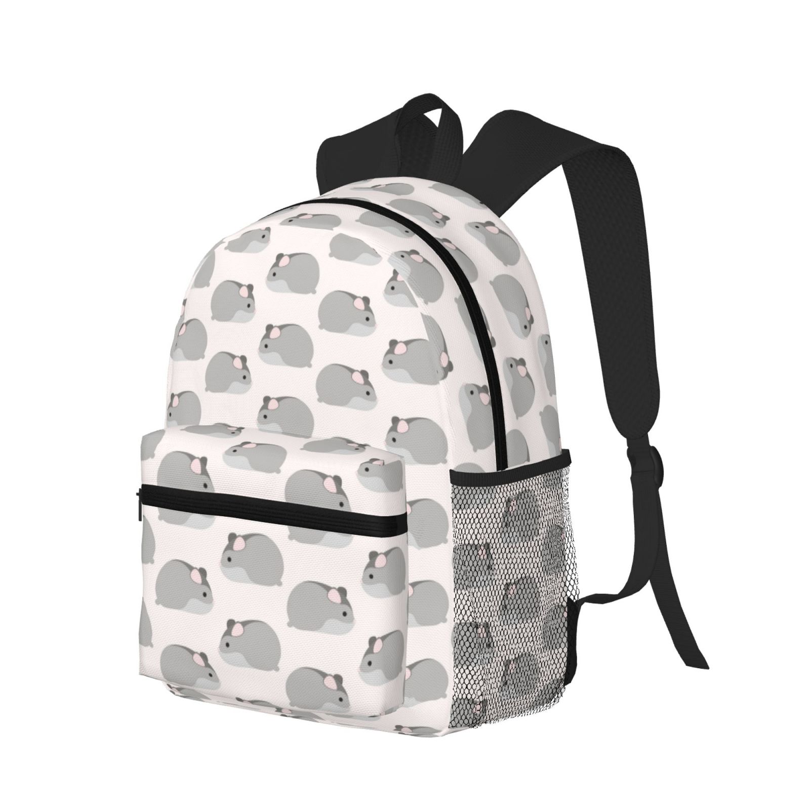 Travel Laptop Backpack for Men Women - Cute Hamster Pink Water ...