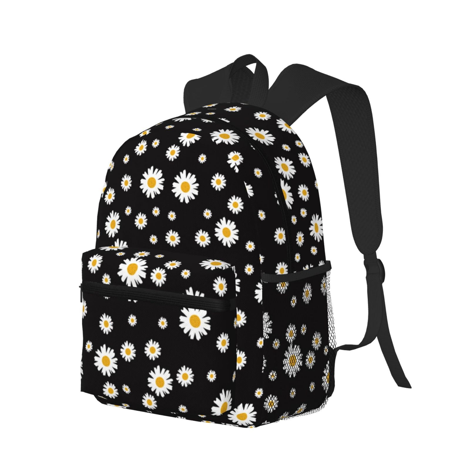 Travel Laptop Backpack for Men Women - Daisy print A Water Resistant ...