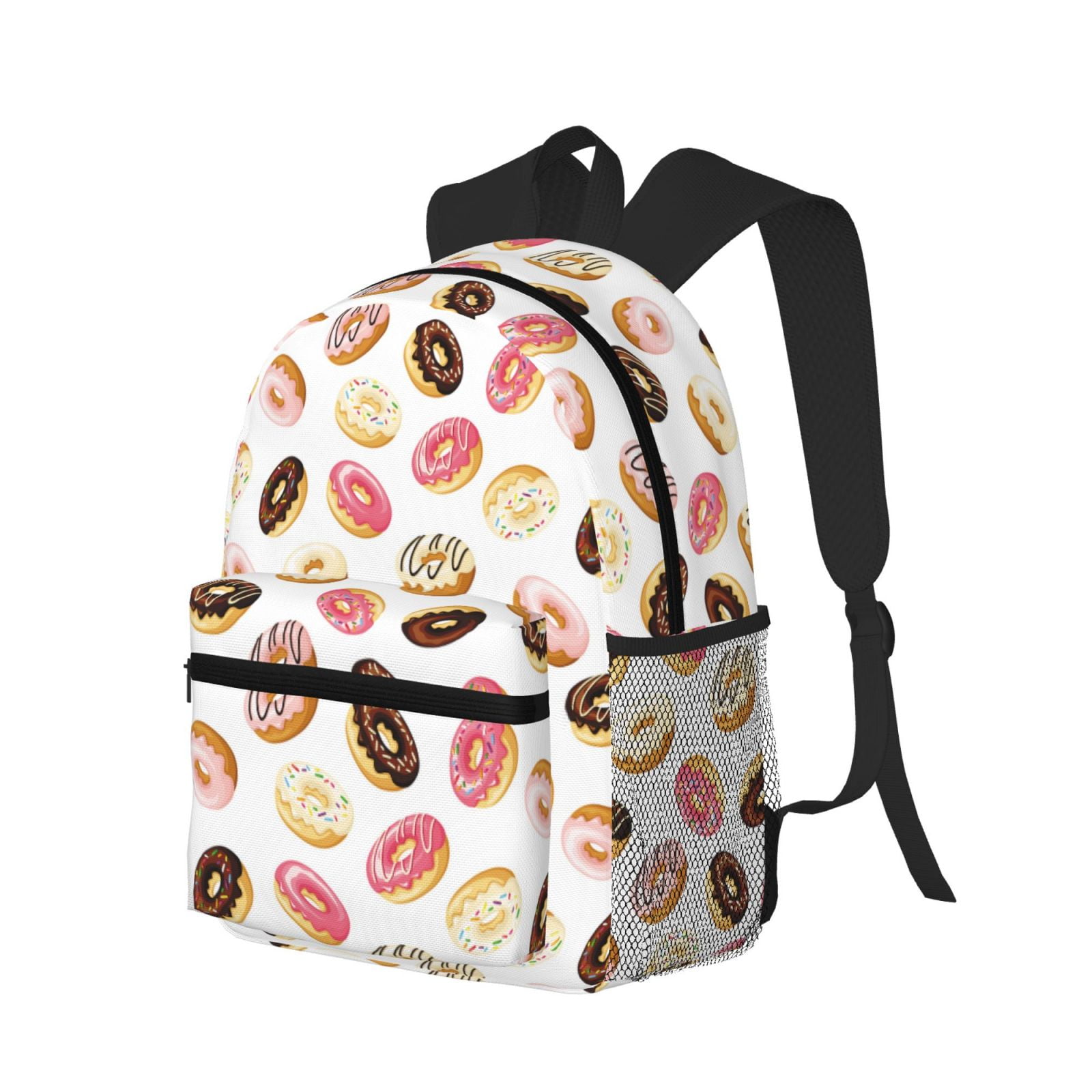 Travel Laptop Backpack for Men Women - Donut Print White Water ...