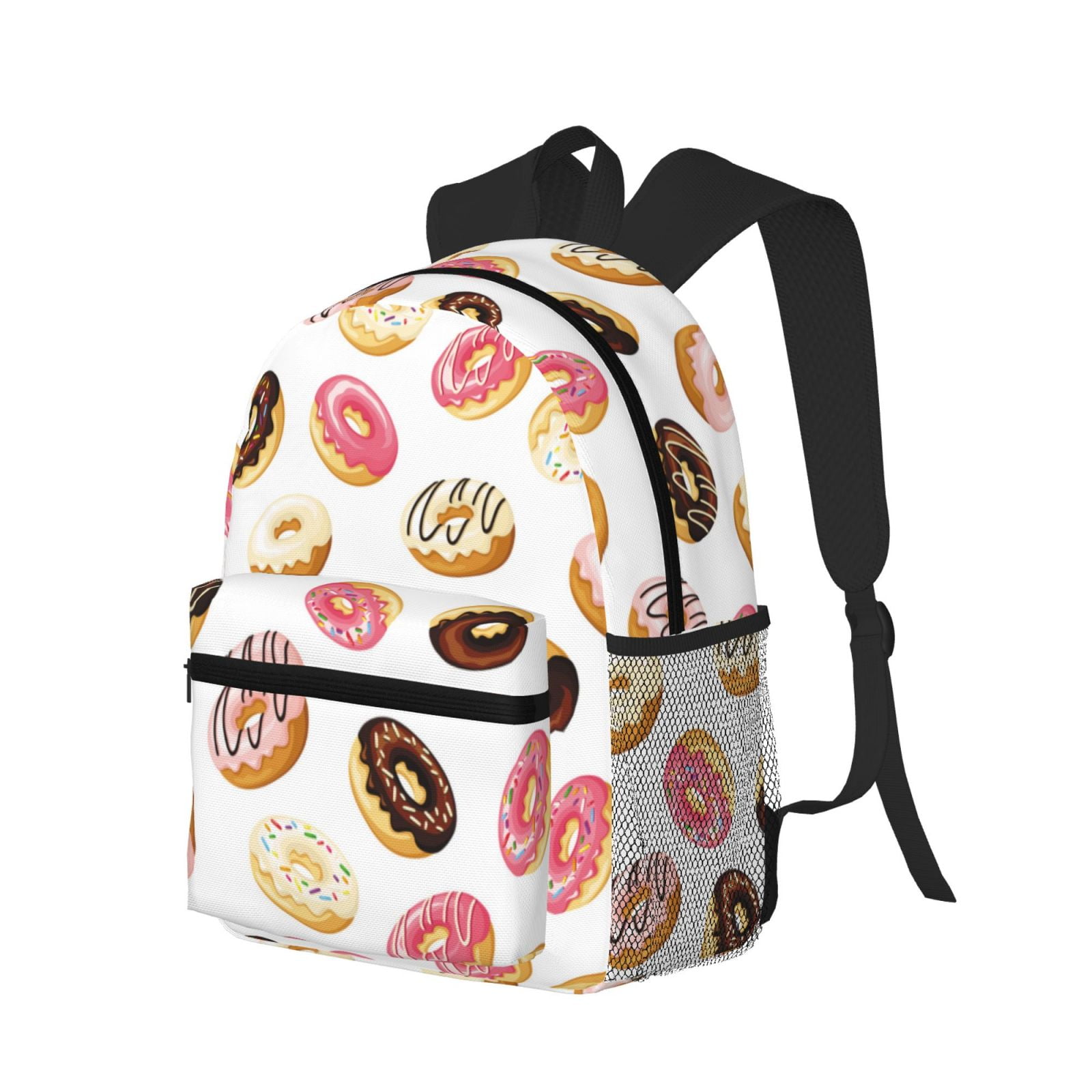 Travel Laptop Backpack for Men Women - Donut Print White Water ...