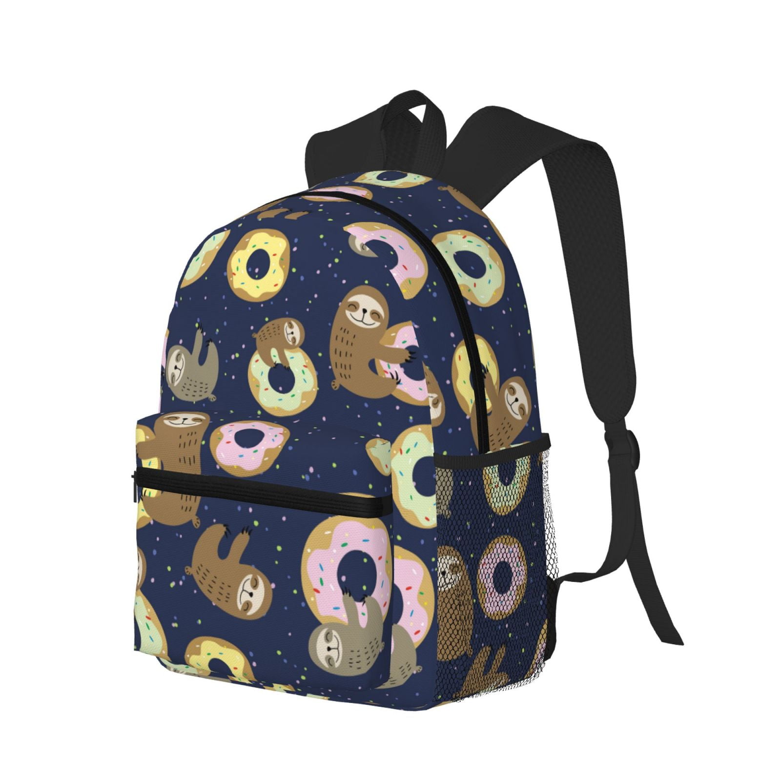 Travel Laptop Backpack for Men Women - Donut Sloth Print Water ...