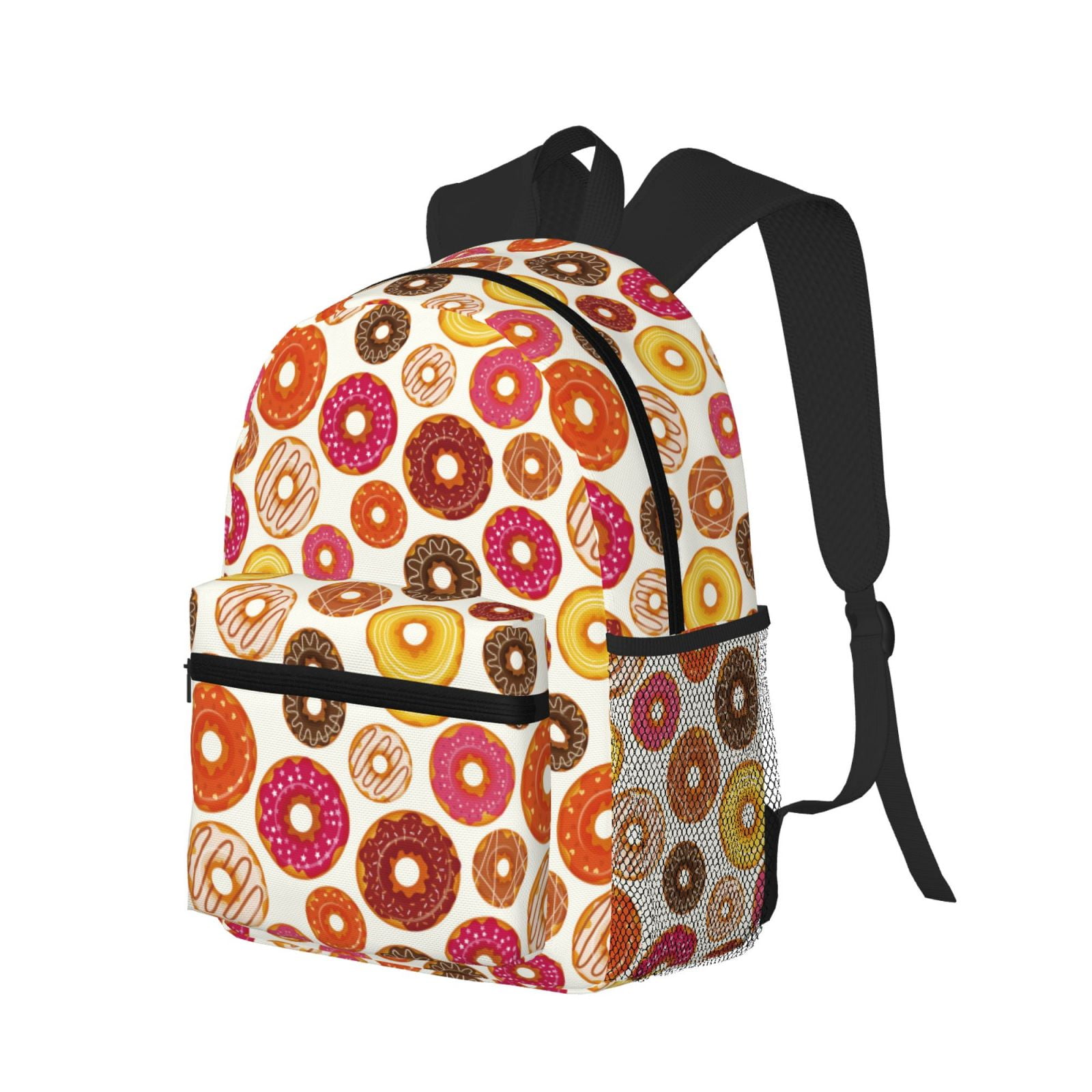 Travel Laptop Backpack for Men Women - Donut pattern Water Resistant ...