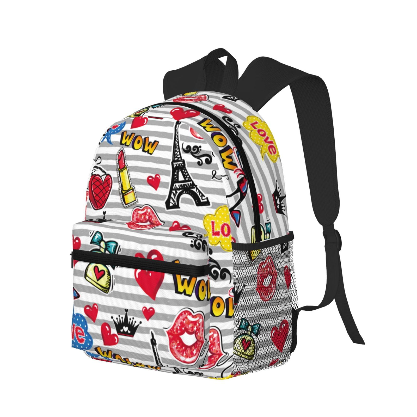 Travel Laptop Backpack for Men Women - Eiffel Tower Youthful Water ...