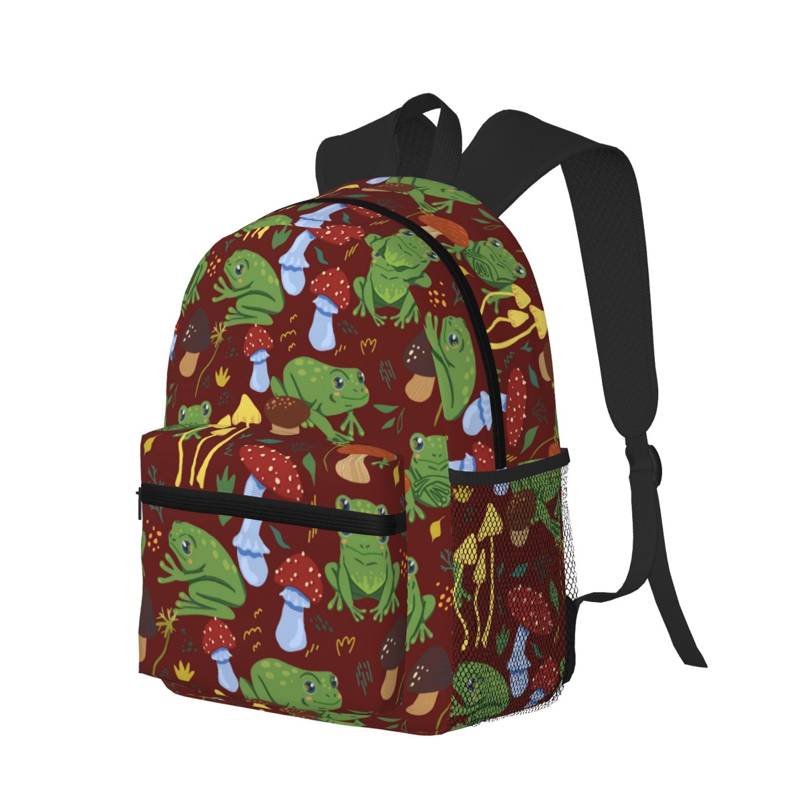 Travel Laptop Backpack for Men Women - Frogs and Mushrooms Water ...