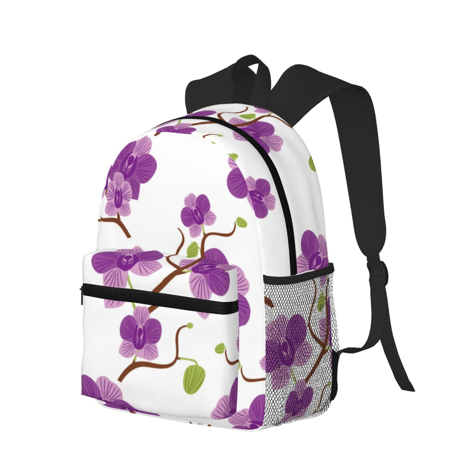 Travel Laptop Backpack for Men Women - Fujiman Orchids Flowers Water ...