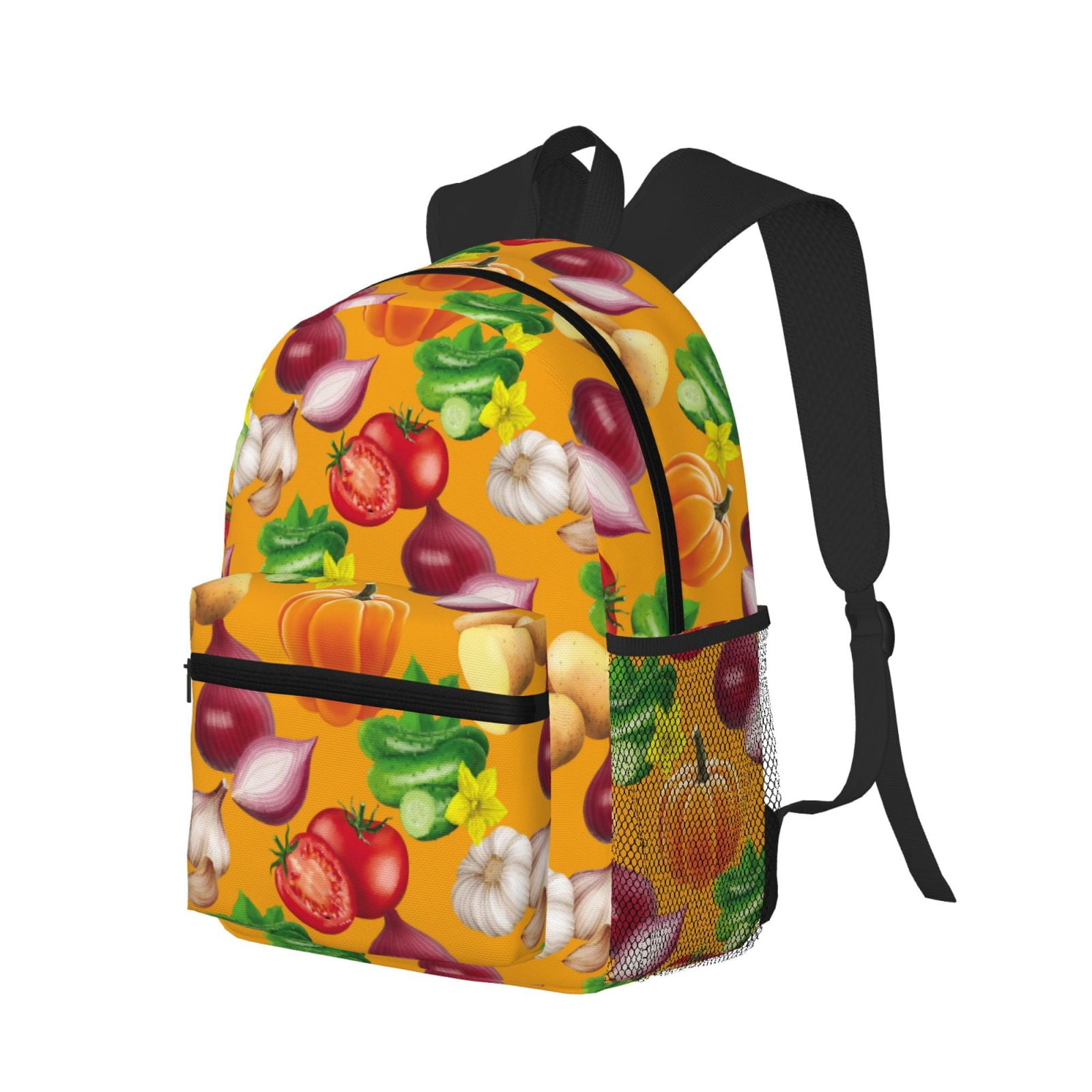 Travel Laptop Backpack for Men Women - Garlic onion pumpkin potato ...