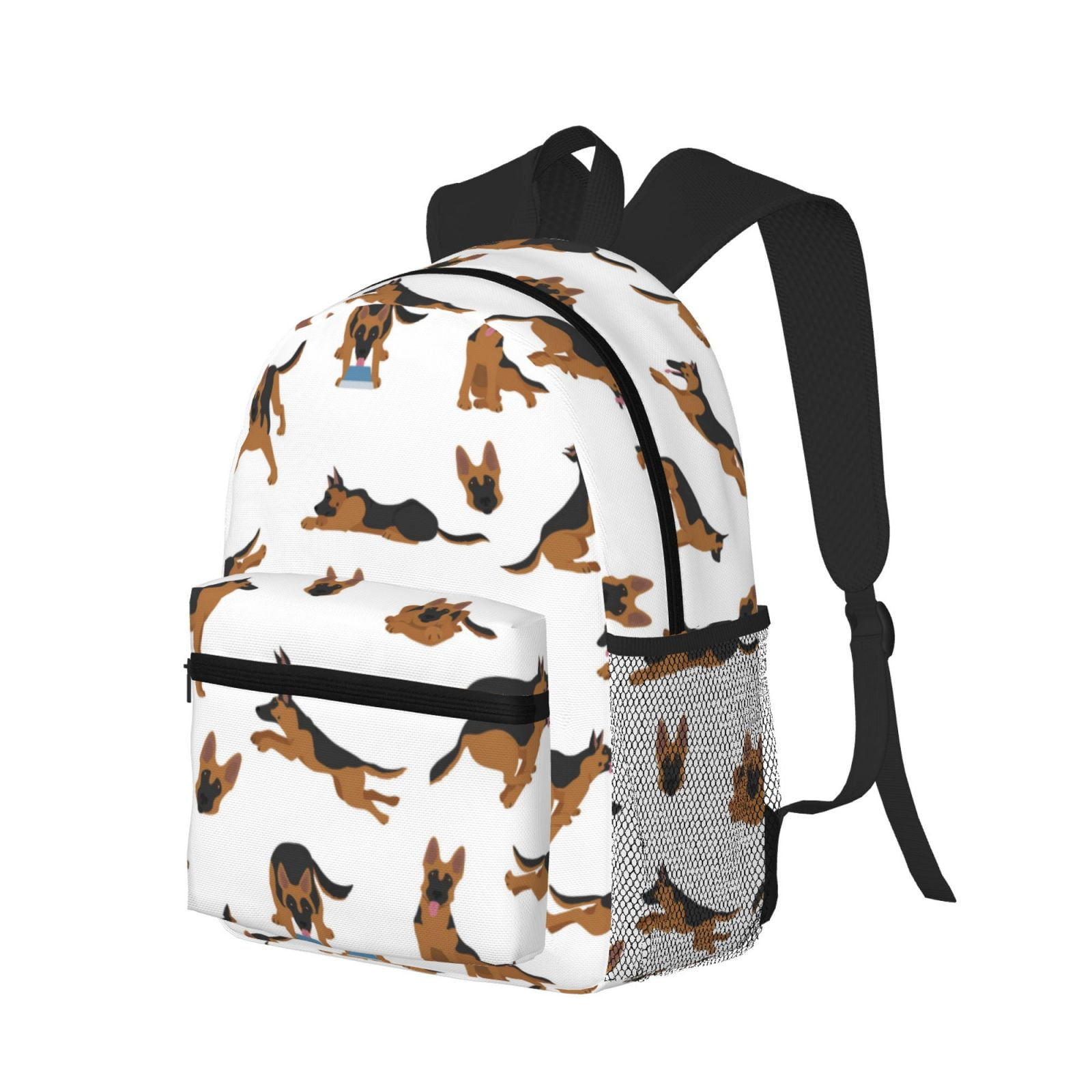 Travel Laptop Backpack for Men Women - German Shepherd Dog Cheerful ...