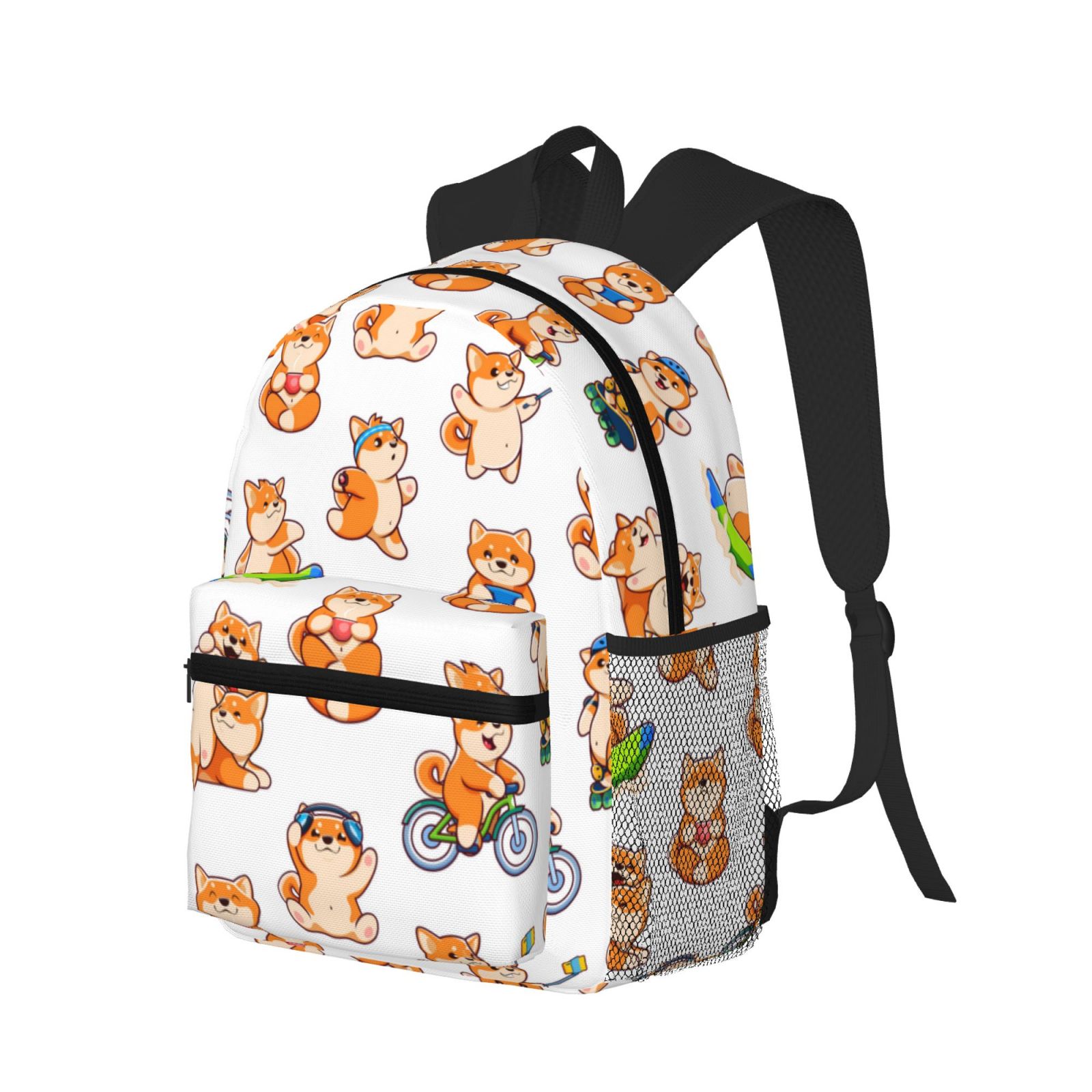 Travel Laptop Backpack for Men Women - Kawaii Shiba Dog Water Resistant ...