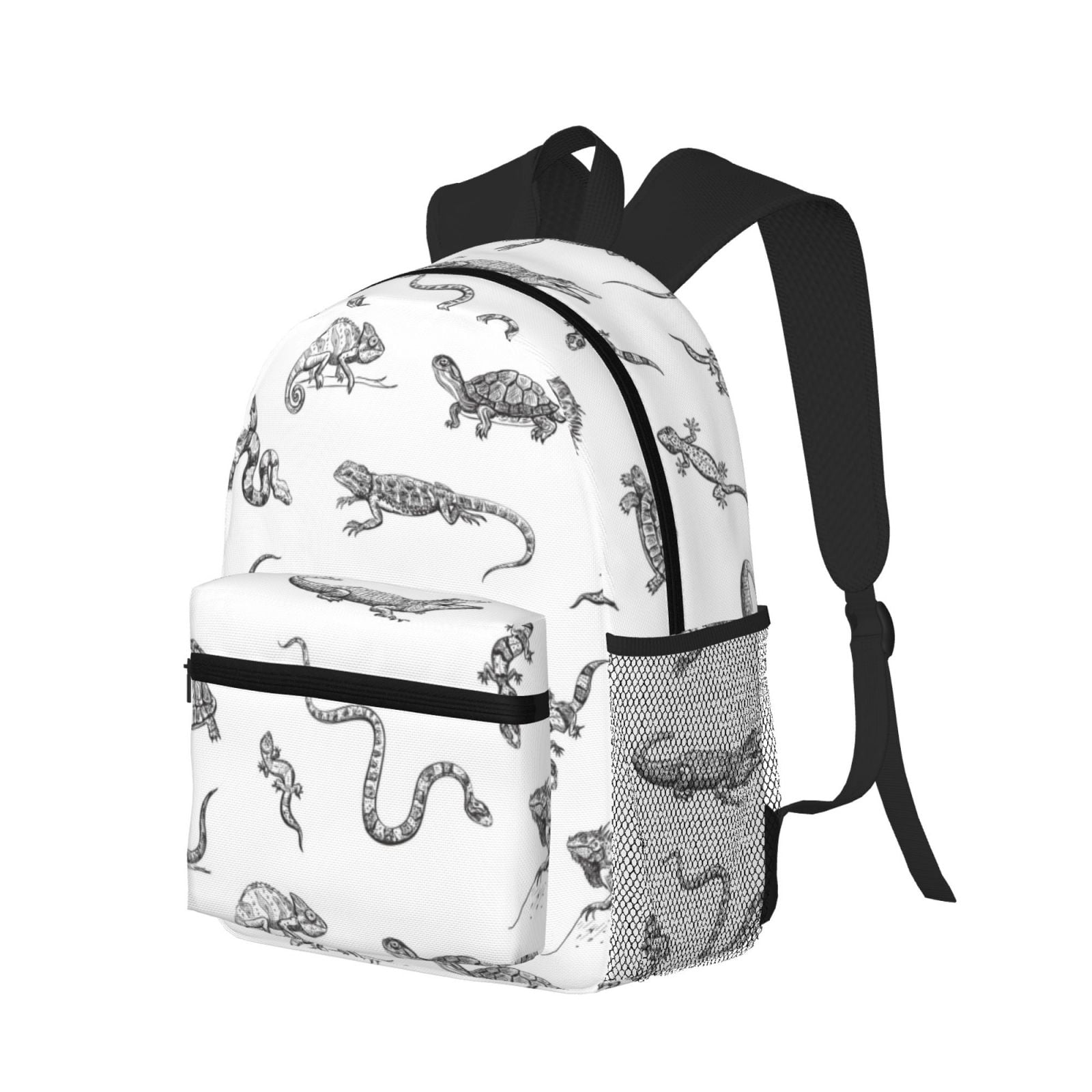 Travel Laptop Backpack for Men Women - Lizard Snake Turtle Crocodile ...