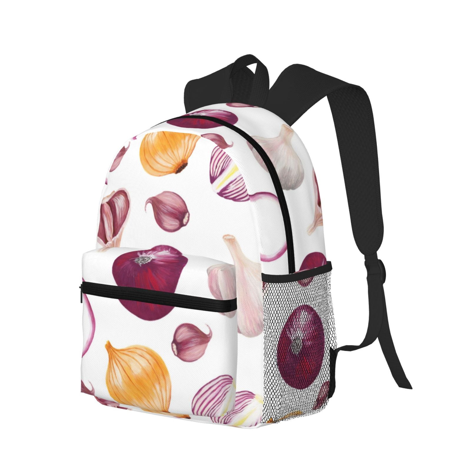 Travel Laptop Backpack for Men Women - Onion garlic funny Water Resistant Beach Backpack ...