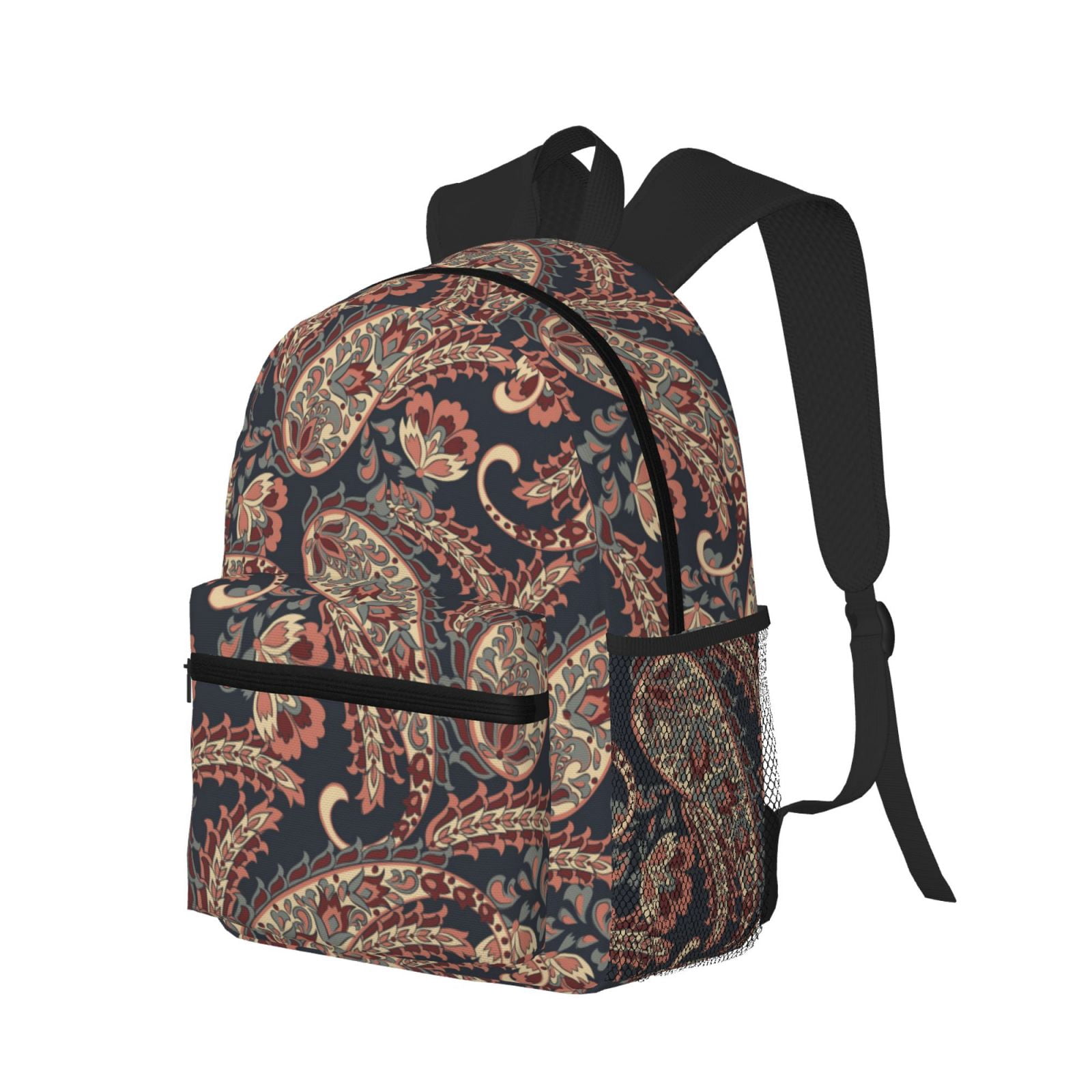 Travel Laptop Backpack for Men Women - Paisley Pattern No.90125 Water ...