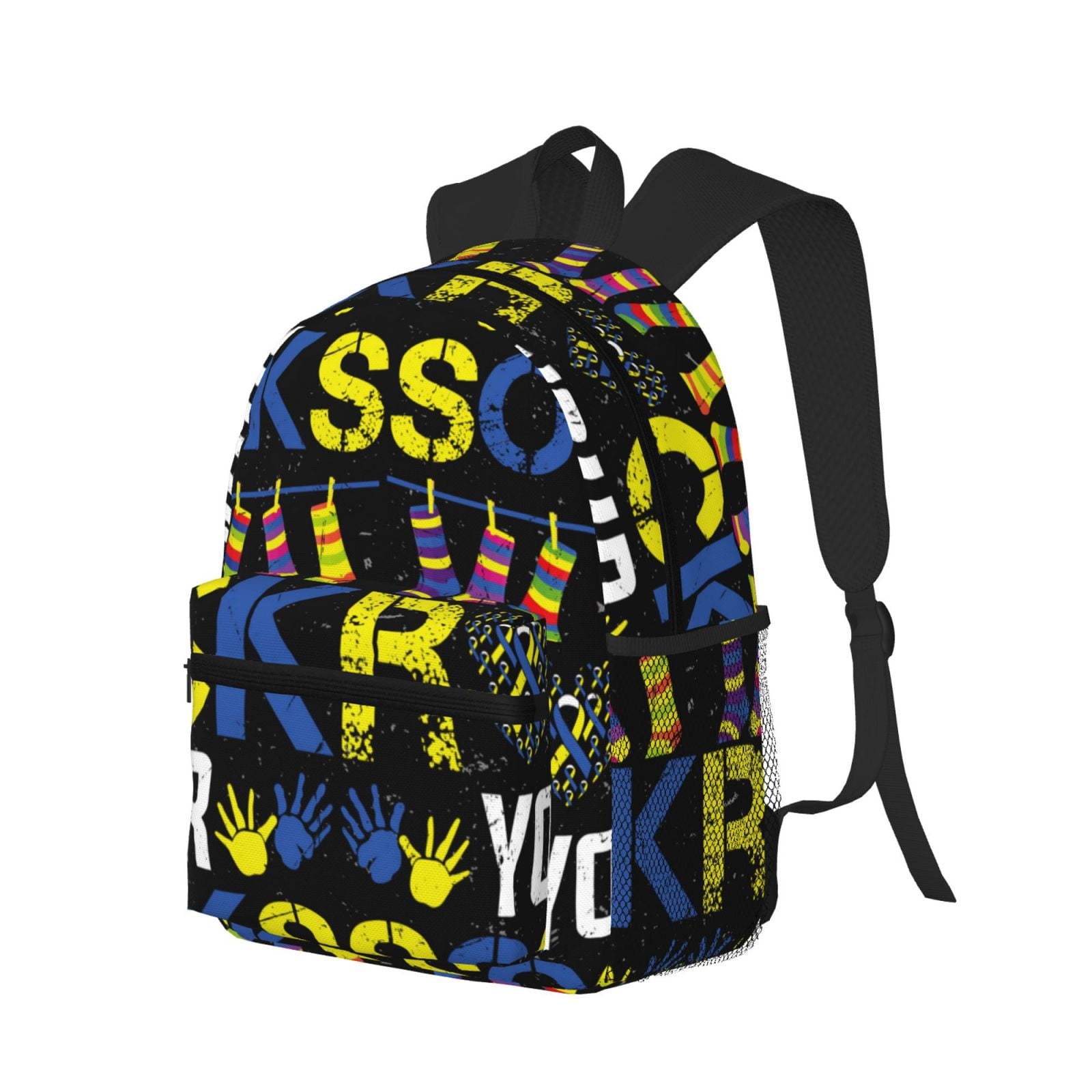 Travel Laptop Backpack for Men Women - Rock Your Socks Water Resistant ...