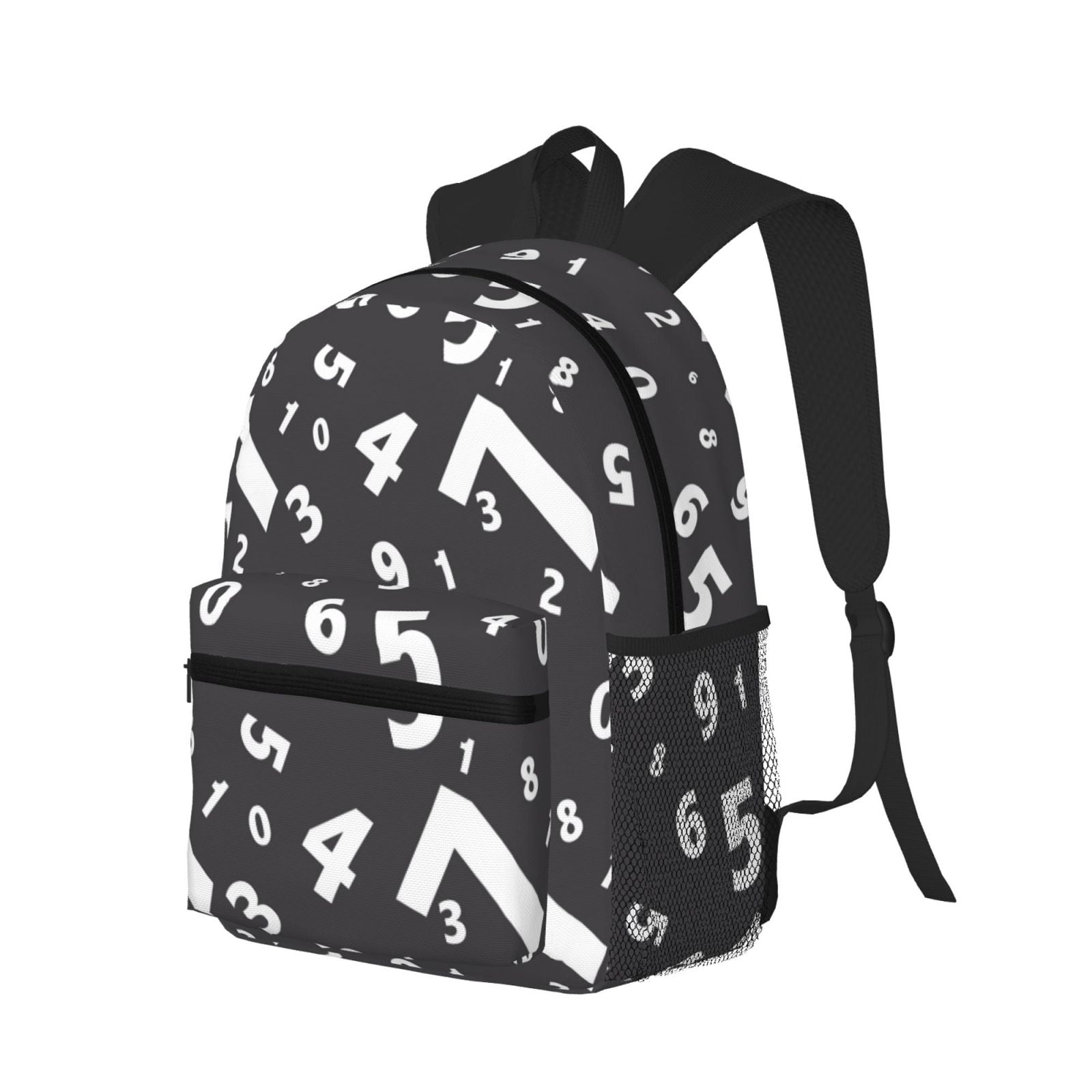 Travel Laptop Backpack for Men Women - black math number Water ...
