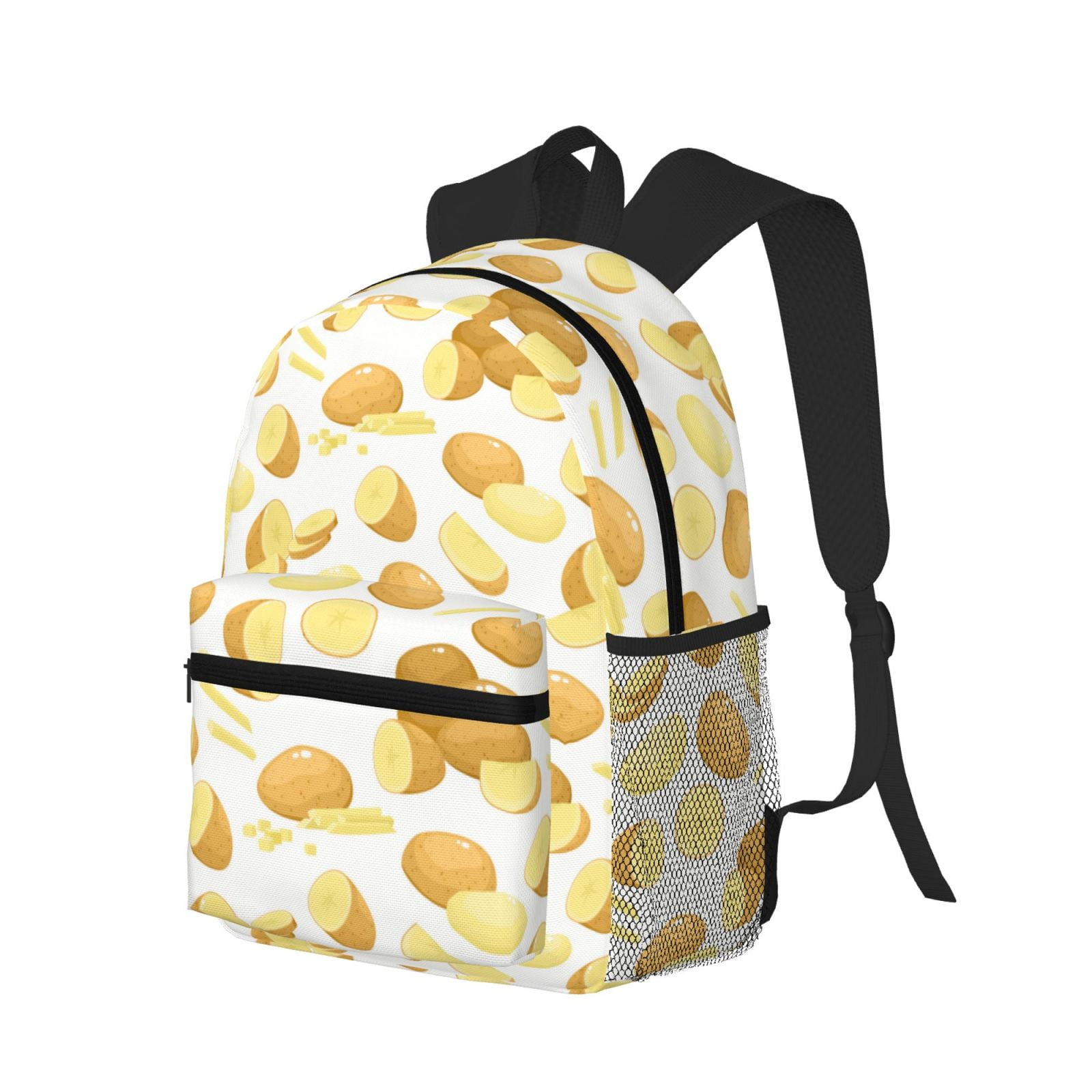 Travel Laptop Backpack for Men Women - cartoon Potato Pattern Water ...