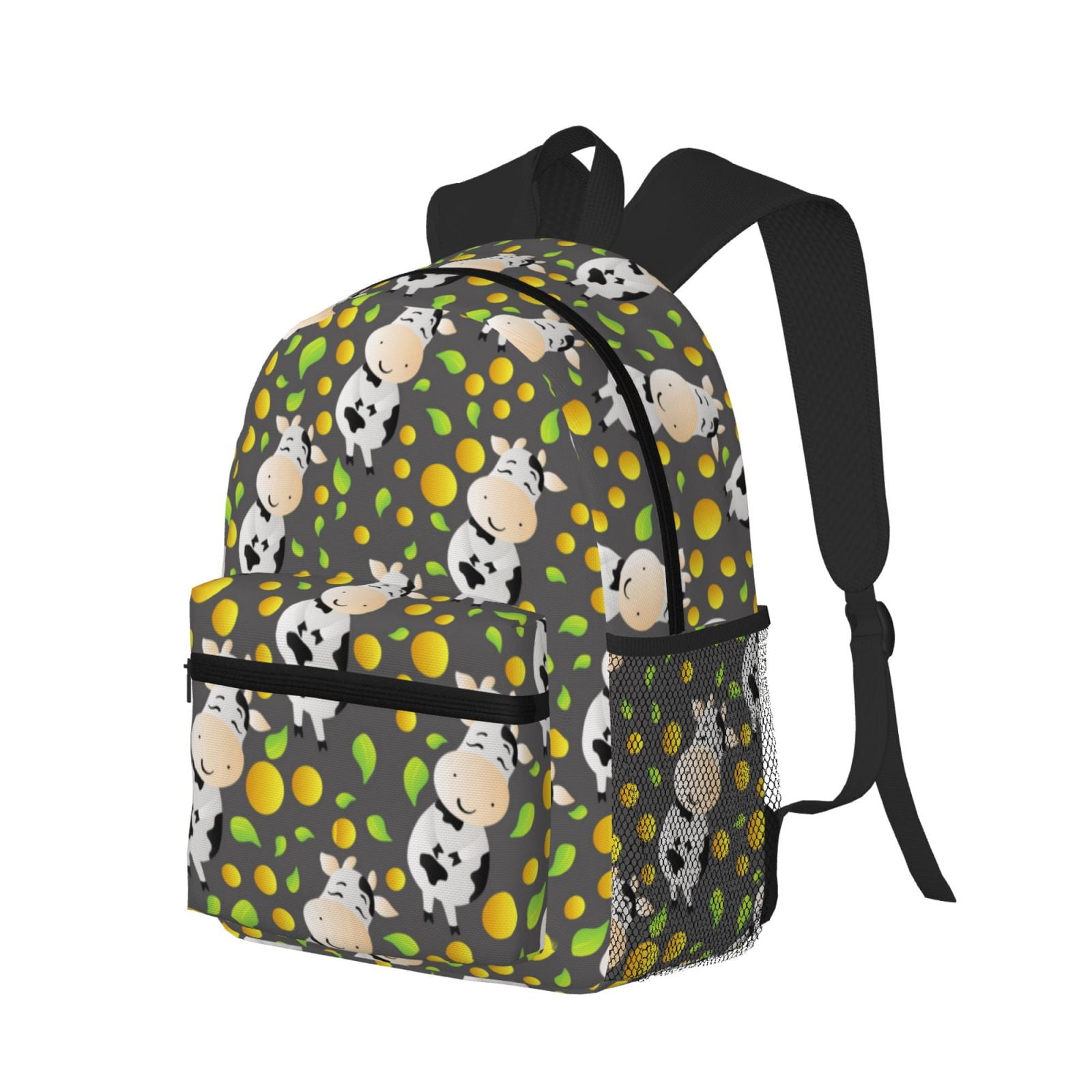 Travel Laptop Backpack for Men Women - funny cartoon cute toy cow Water ...