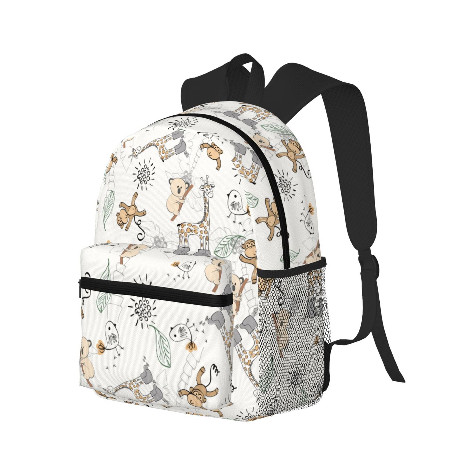 Travel Laptop Backpack for Men Women - giraffe monkey Water Resistant ...