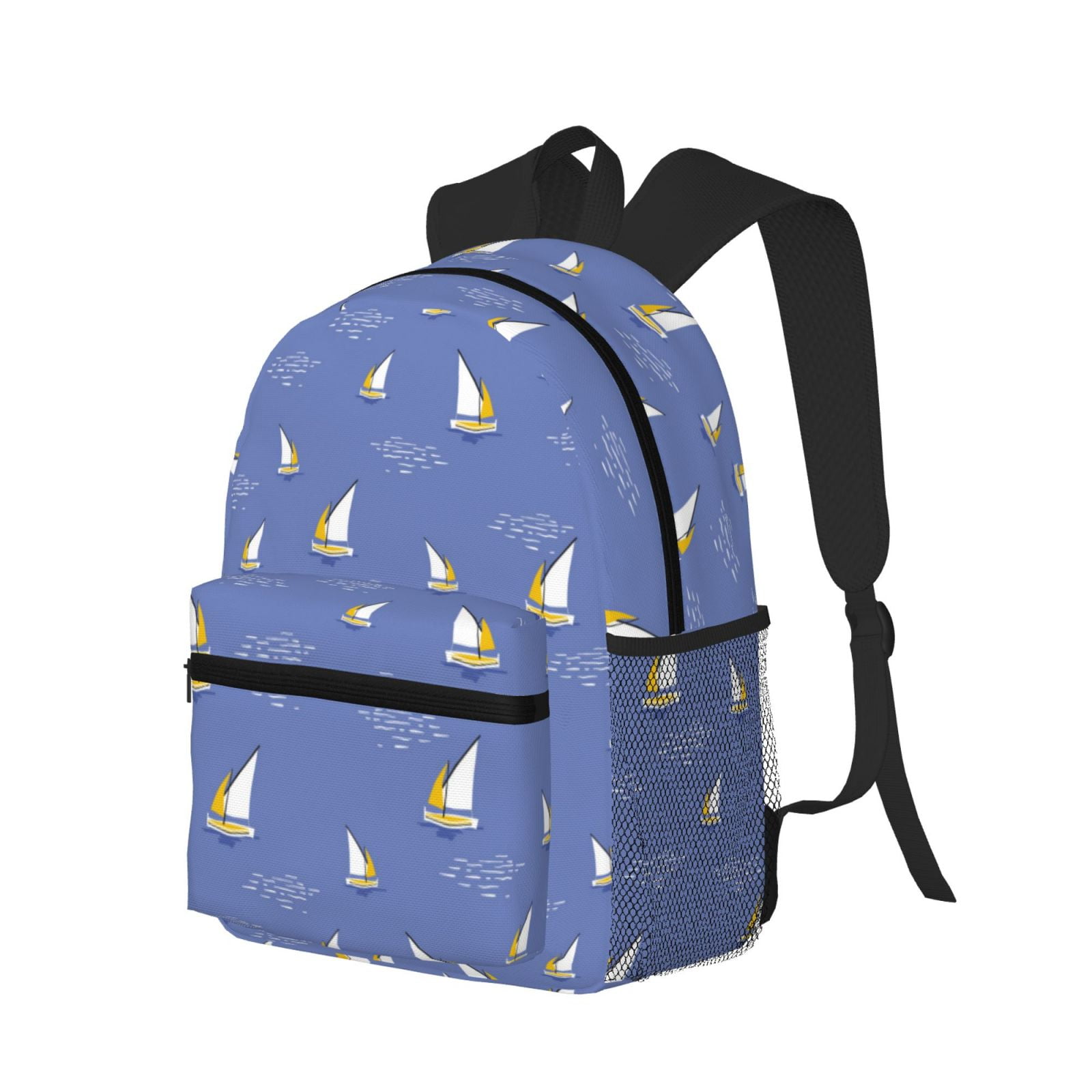 Travel Laptop Backpack for Men Women - sailing yachts ocean waves Water ...
