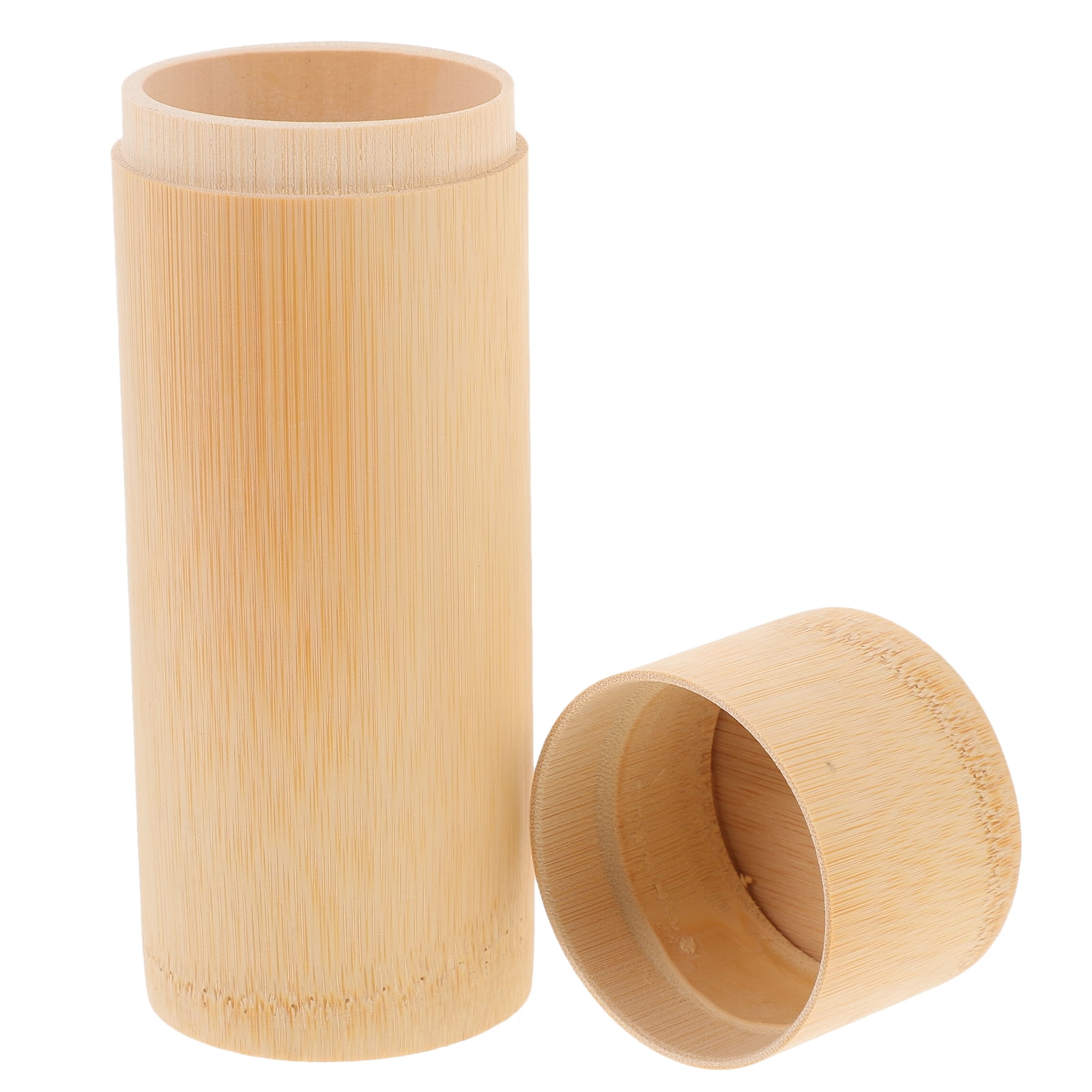 MEIBUTYUP Spice Storage Box Khaki Bamboo For Room Use 1Set 6.3X2.2X2 ...