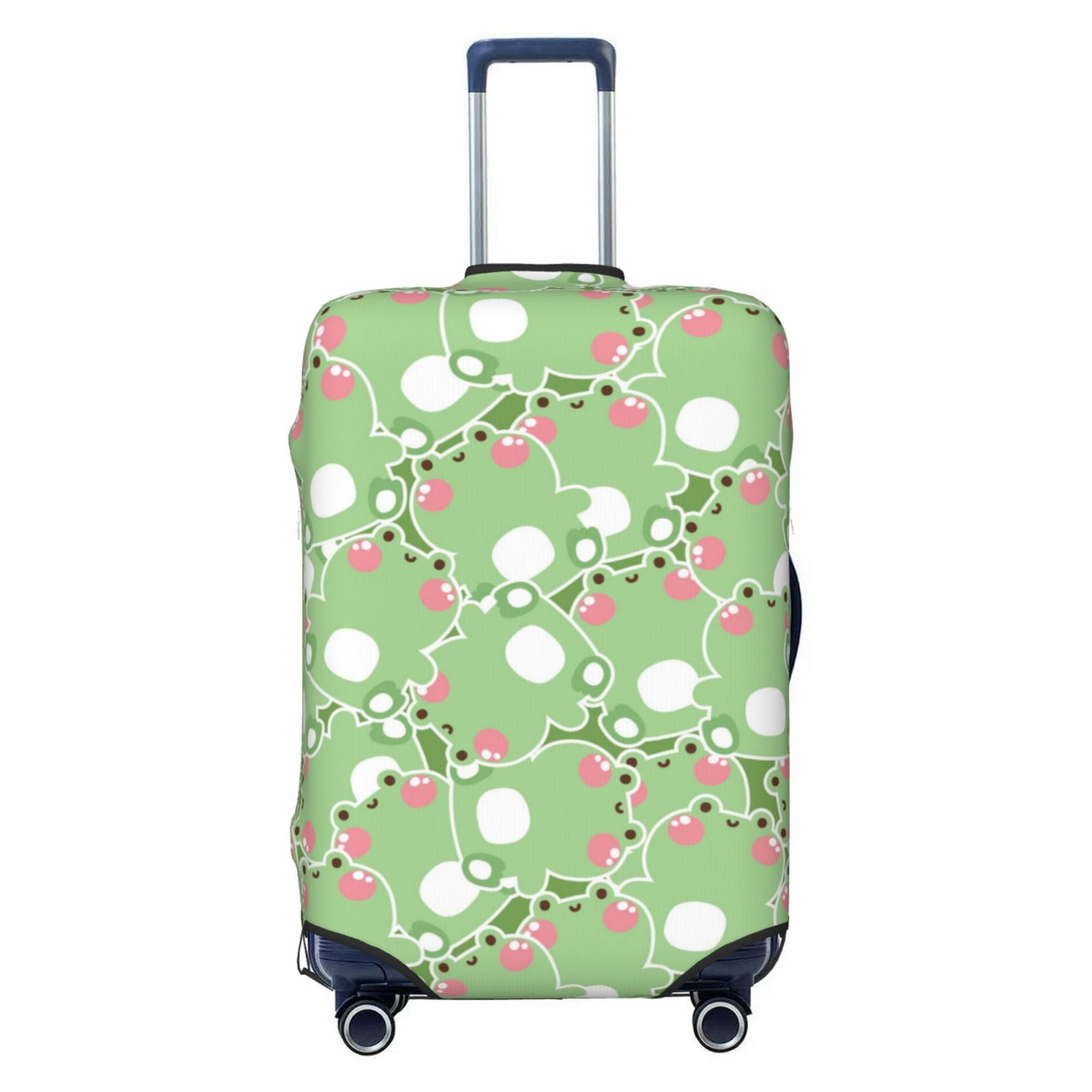 Travel Luggage Cover Protector Cute Frog Green Funny Anti Scratch Suitcase Covers Fits 18 32