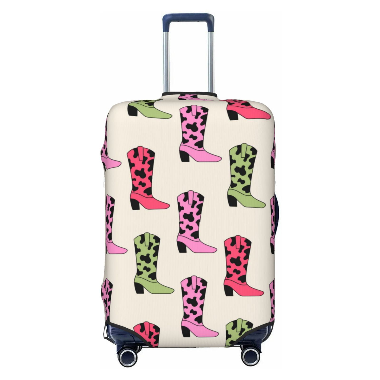 Travel Luggage Covers - retro cowboy boots cow print High Elasticity ...
