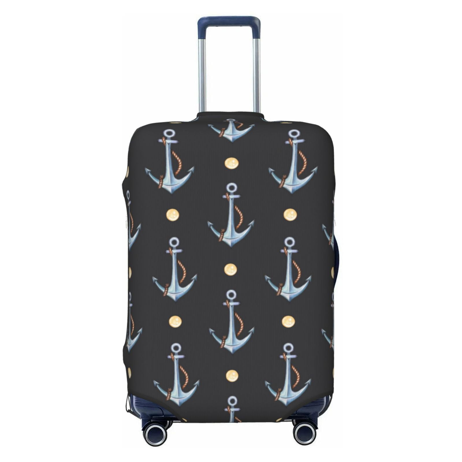 Travel Luggage Covers - ship anchors rope black cool High Elasticity ...
