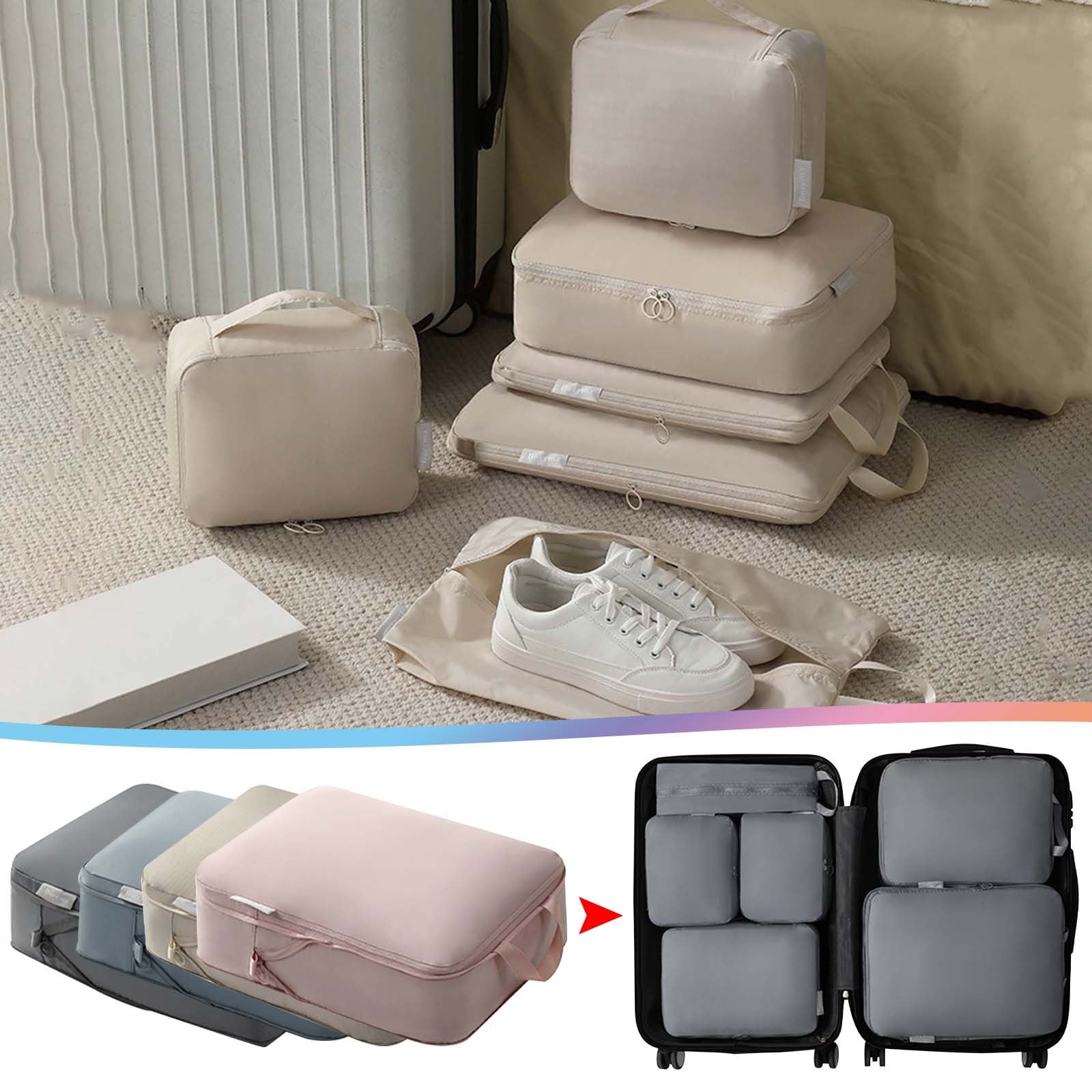 Travel Luggage Large Capacity Storage Bags, Compressed Travel Single ...