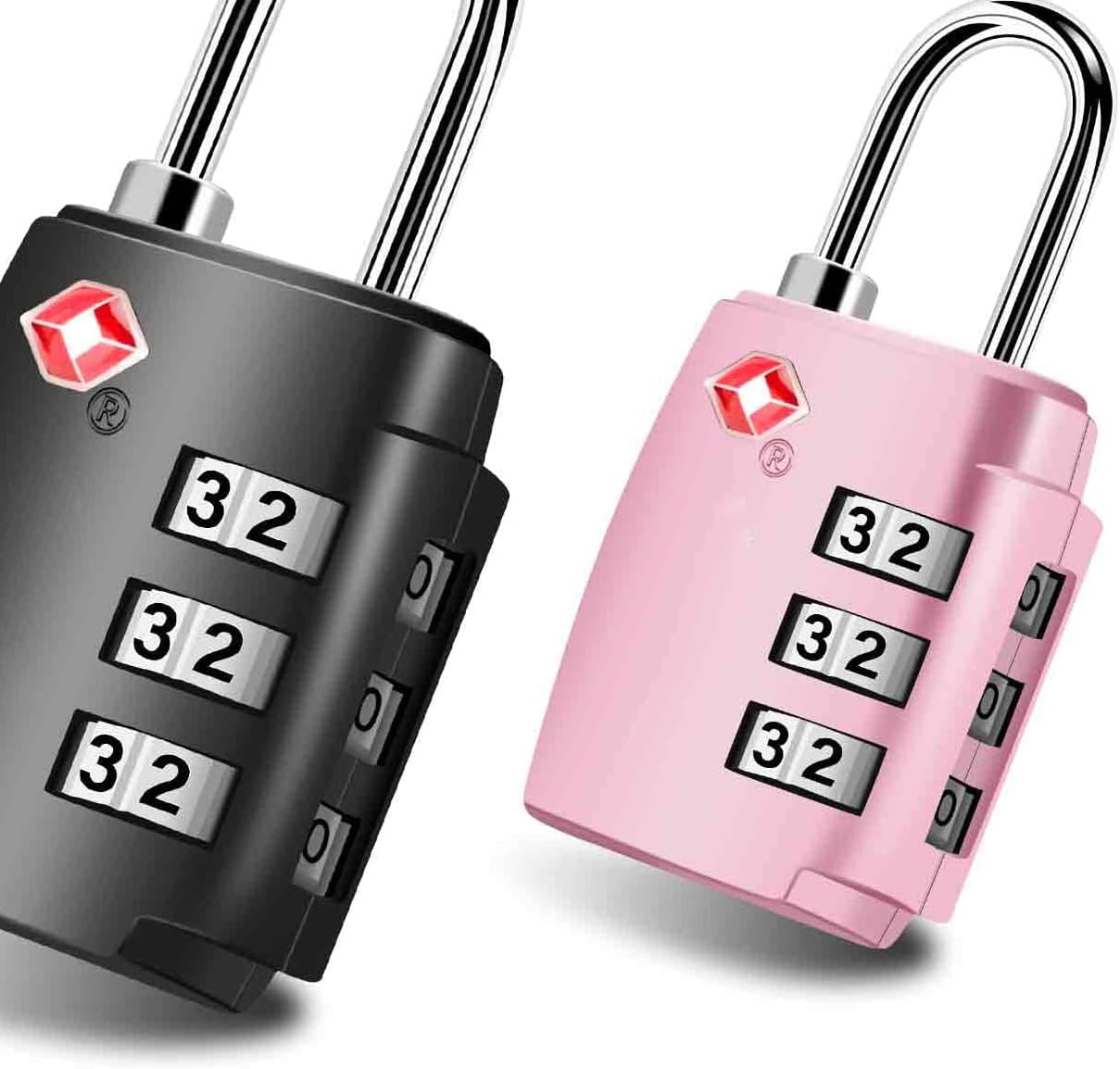 Travel Luggage Locks, Combination Lock Alloy Body, Keyless 3-Digit ...
