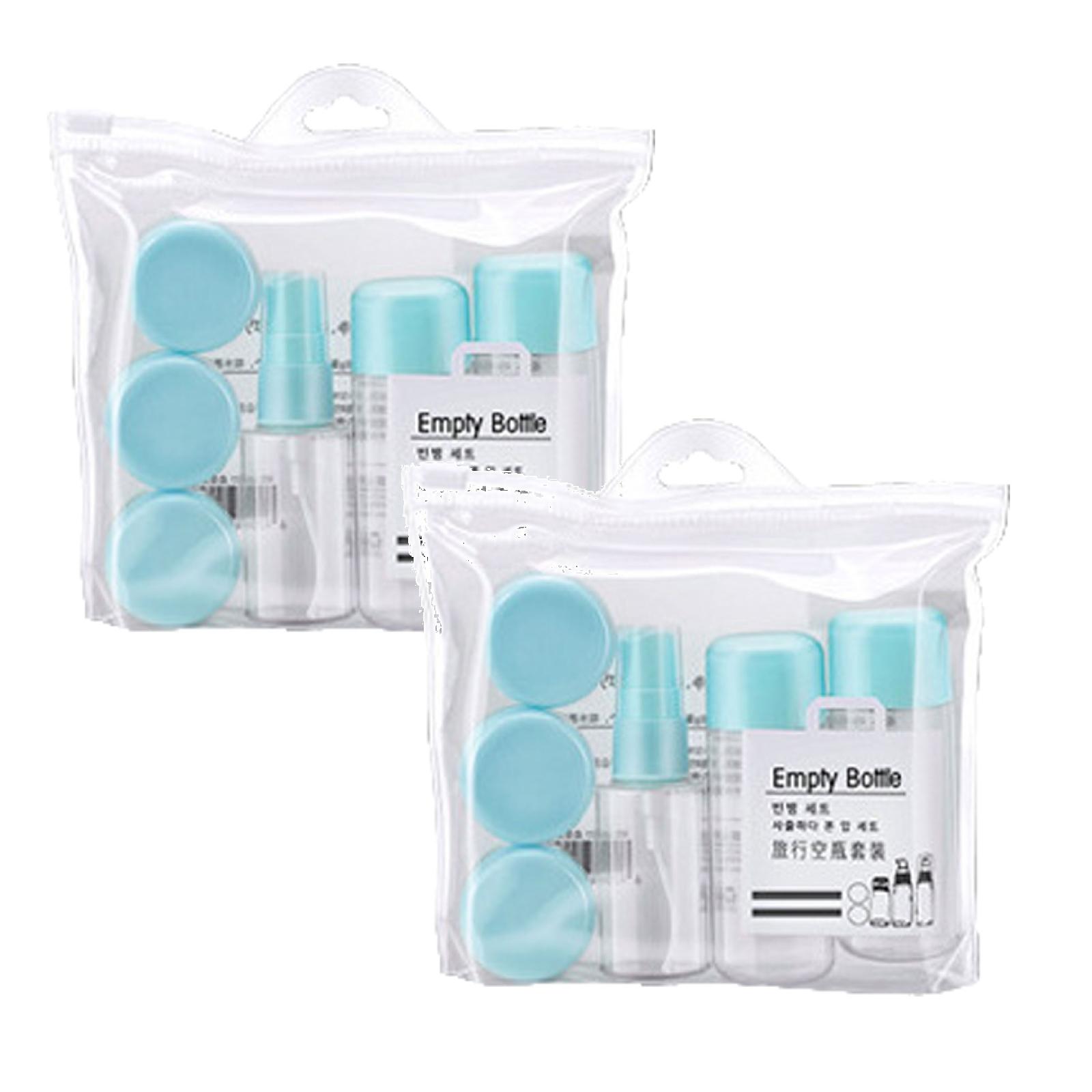 Travel Makeup Set 8 Piece Spray Bottle Dispenser Face Box Stick With ...