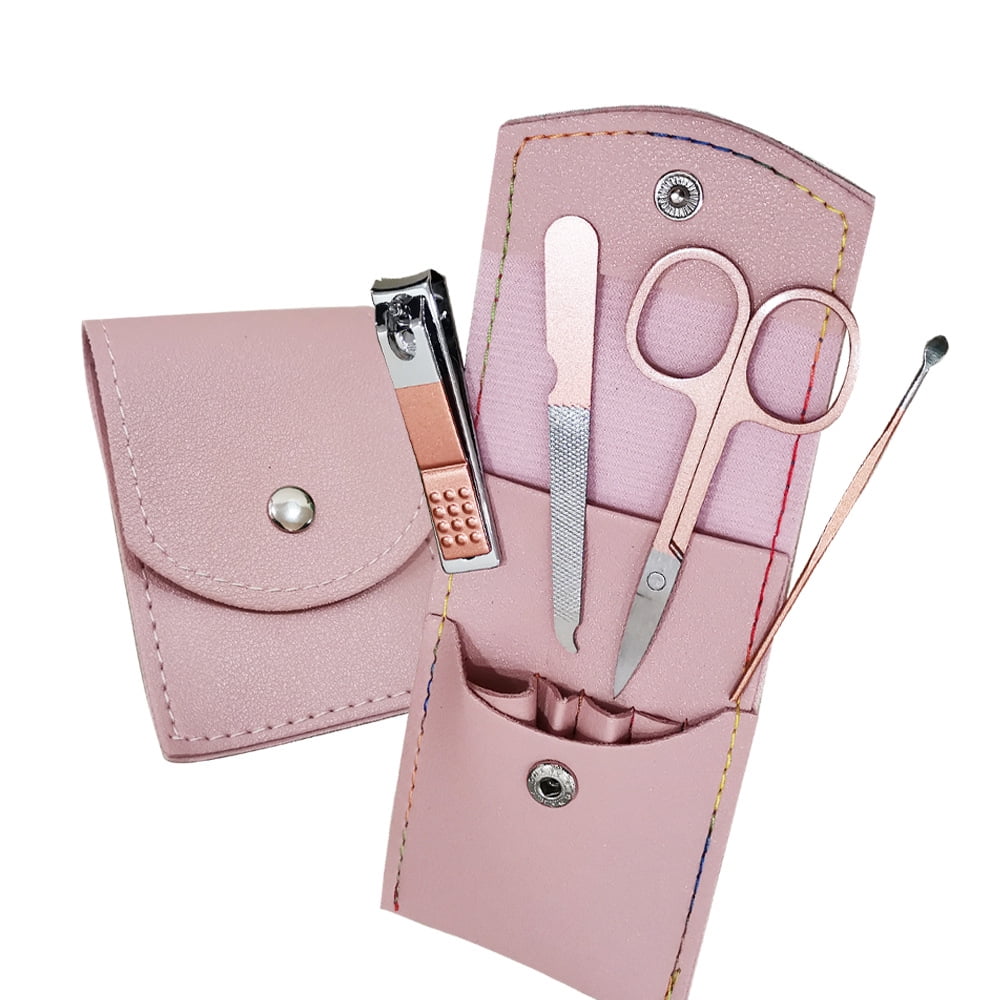 Travel Mini Manicure set Nail Clipper set Stainless Steel Pedicure Care ...