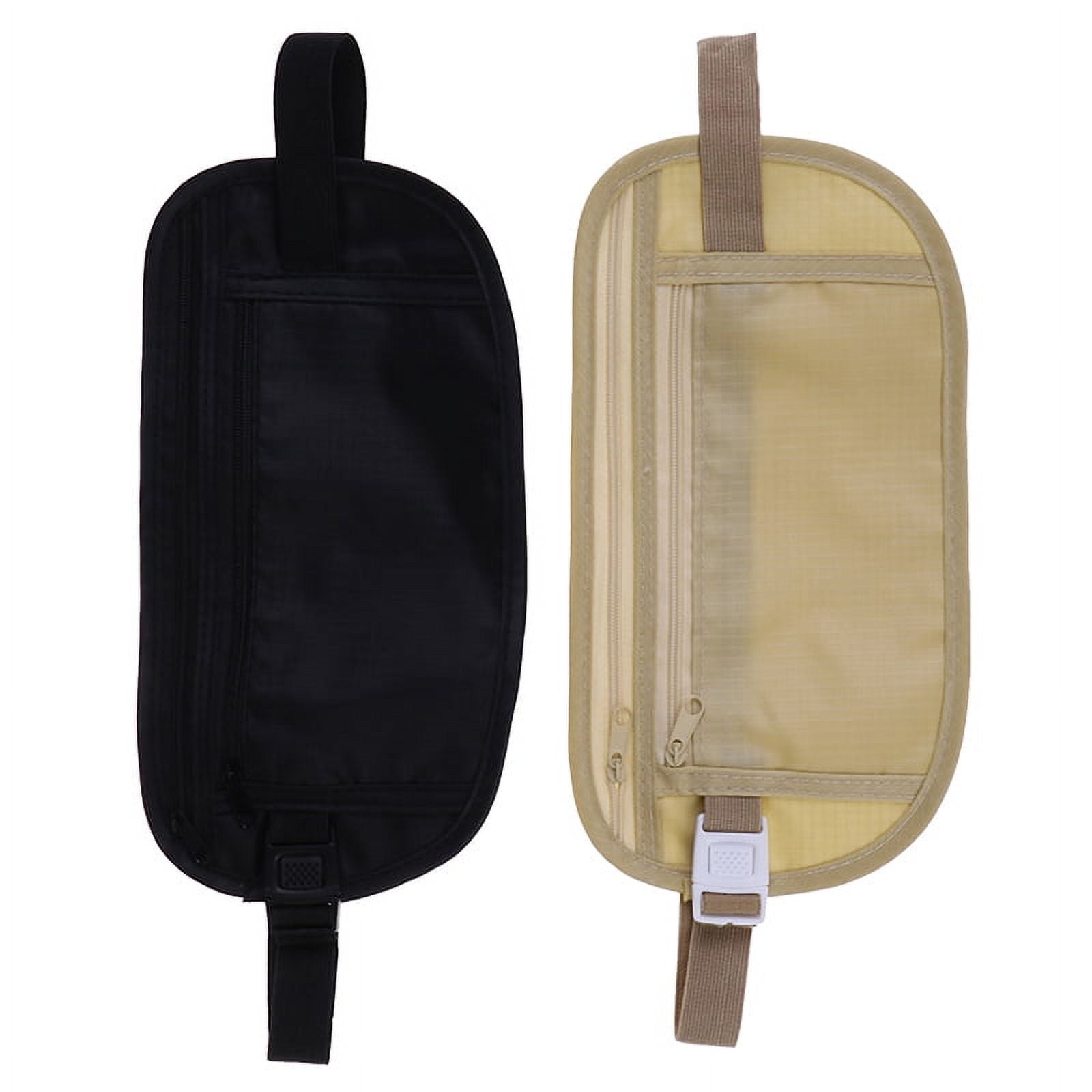 Travel Money Belt Hidden Waist Security Wallet Bag Passport Pouch ID ...