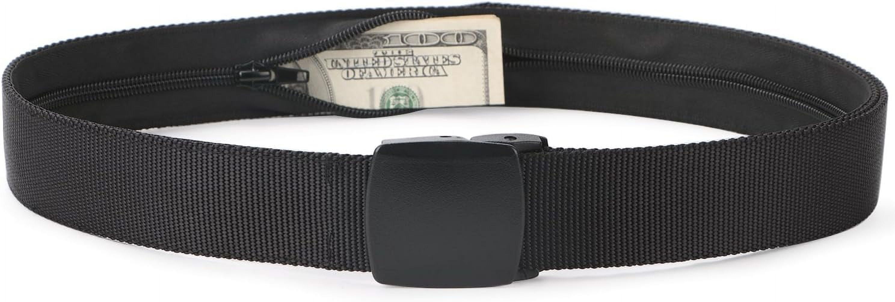Travel Money Belt, Nylon Hidden Money Pocket Belt with Plastic Buckle ...