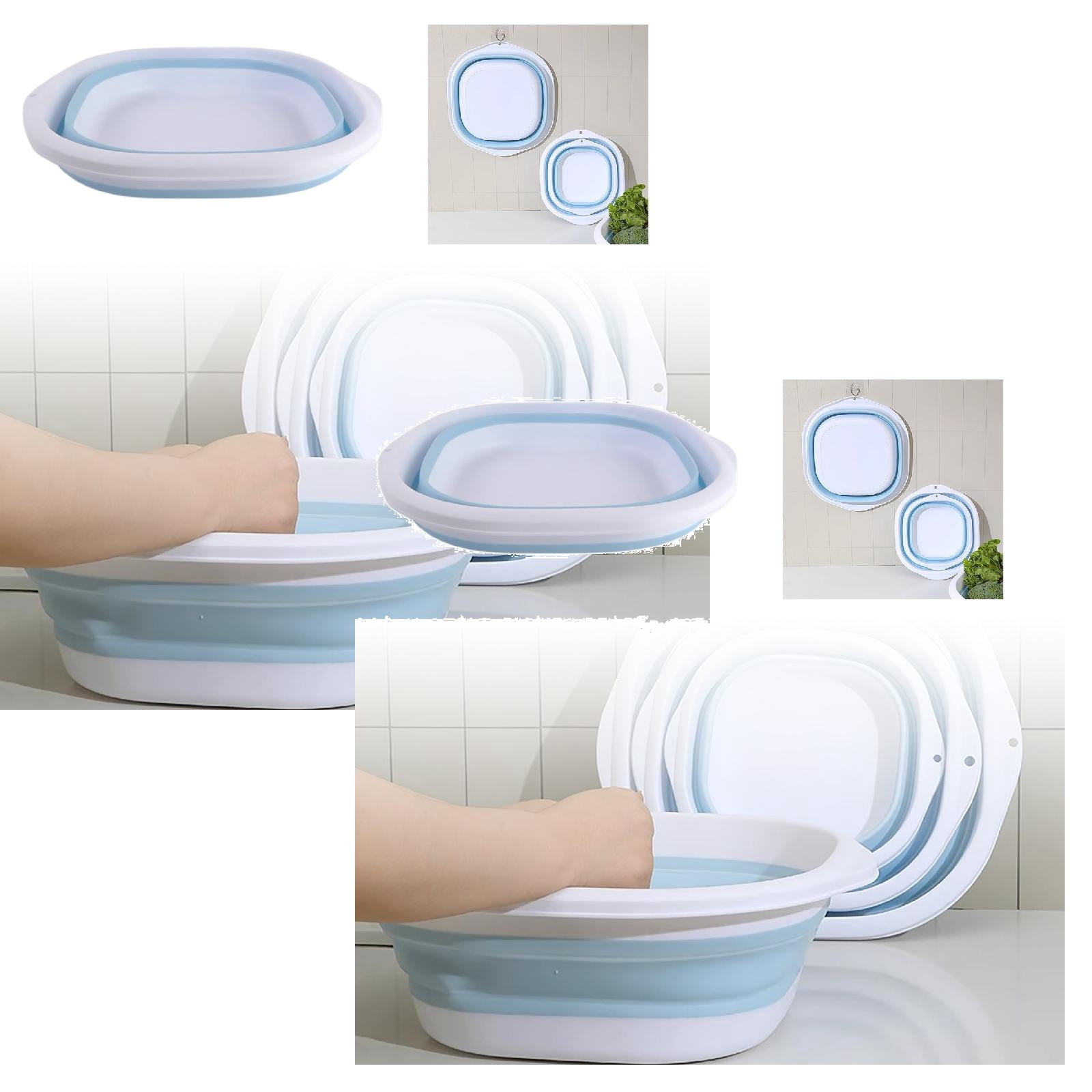 Travel Must Have: Foldable Basin Portable Plastic Washbasin Perfect For ...