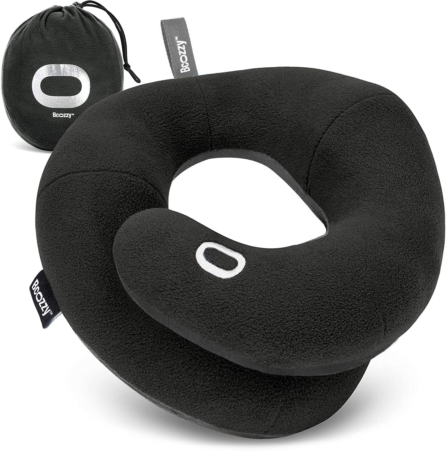 Travel Neck Pillow for Airplane – Patented Double Support for Head ...