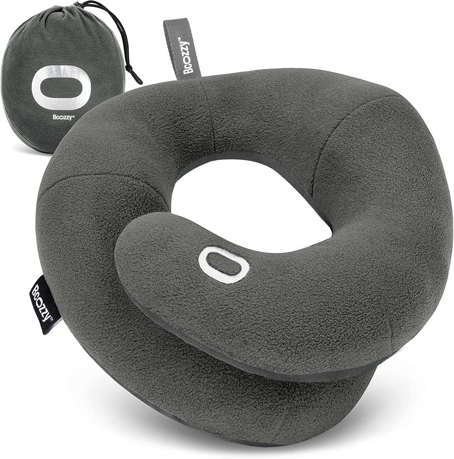 Travel Neck Pillow for Airplane – Patented Double Support for Head ...
