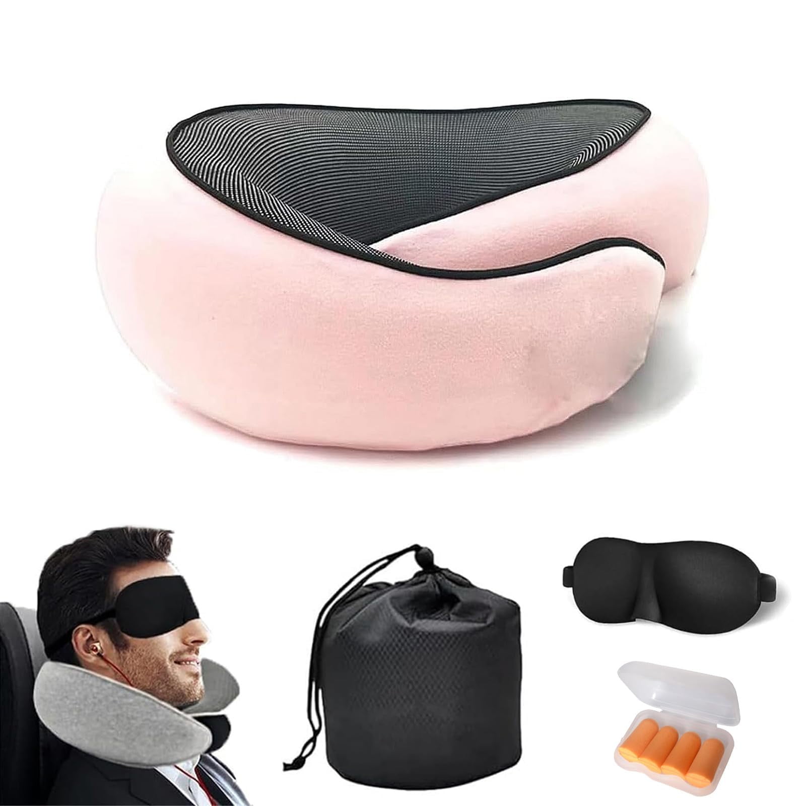 Travel Neck Pillows for Airplanes 2024 New Travel Pillow Neck Travel ...