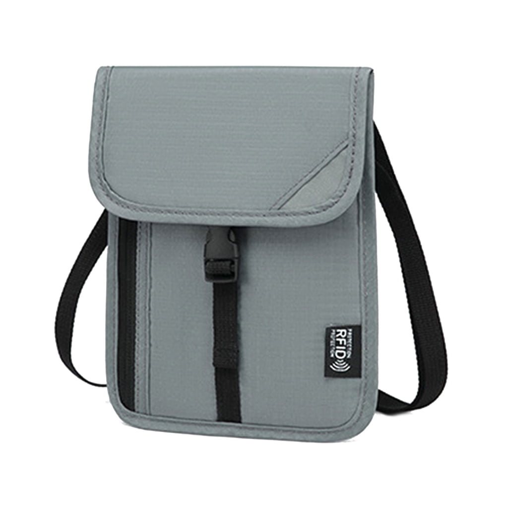 Travel Neck Wallet Neck Pouch with RFIDS Blocking Family Passport ...