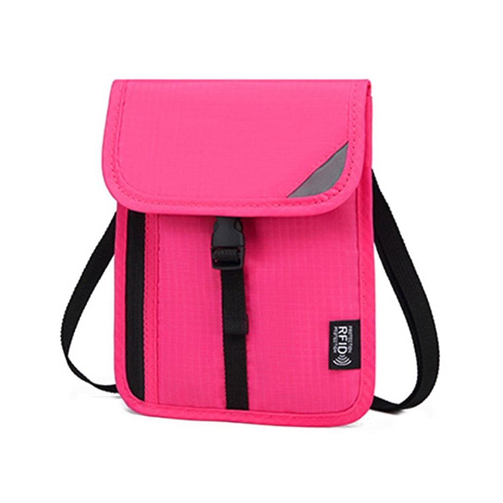 Travel Neck Wallet Neck Pouch with RFIDS Blocking Family Passport ...