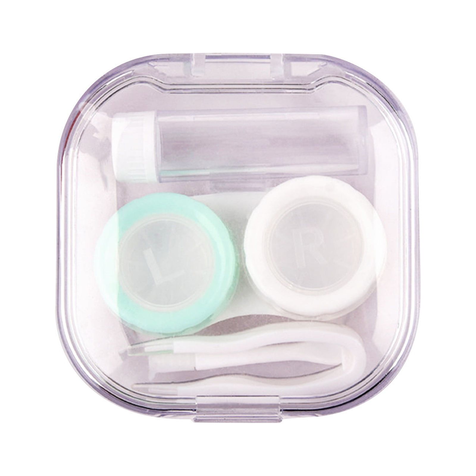Travel Outdoor Cute Mini Storage Case Mirror Box Container Lens Case ...