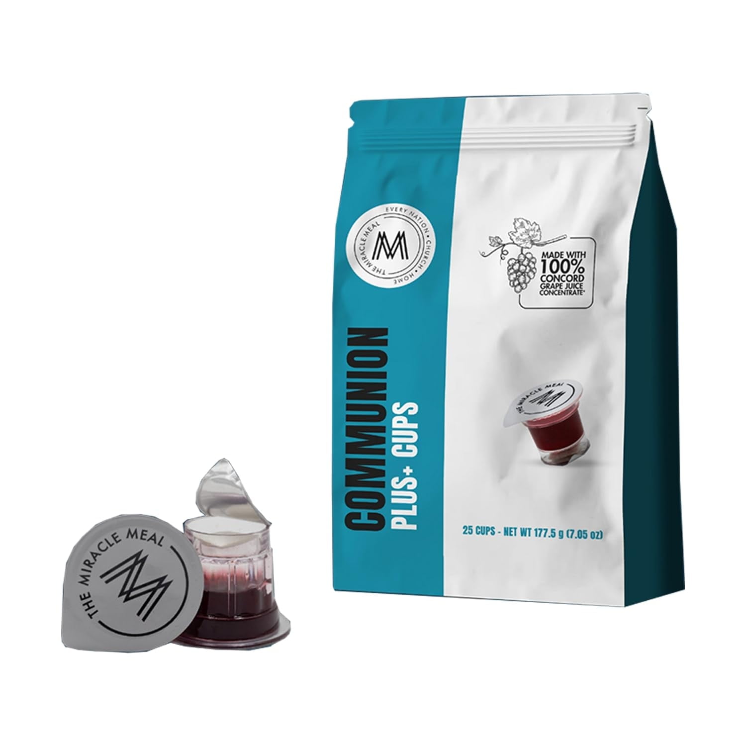 Travel Pack - The Miracle Meal Pre-Filled Communion Plus+ Cup - Bag of ...