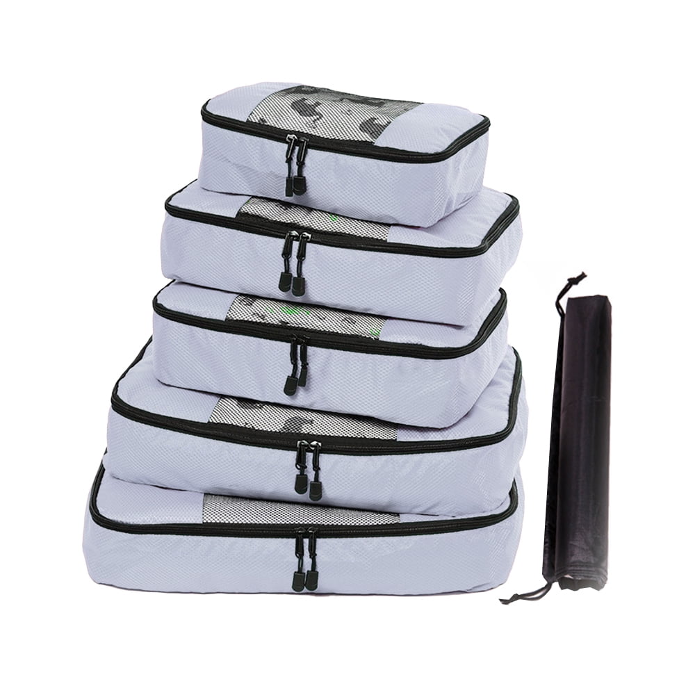Travel Packing Cubes 5 pcs Luggage Organizer Set for Bag & Suitcase ...