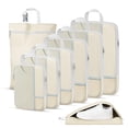 Travel Packing Cubes 8 Set Beige Structured Luggage Organizer - Walmart.com