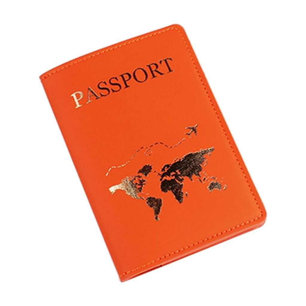 Travel Passport Cover Pu1eatherLuggage Tag Suitcase Address Boarding ...