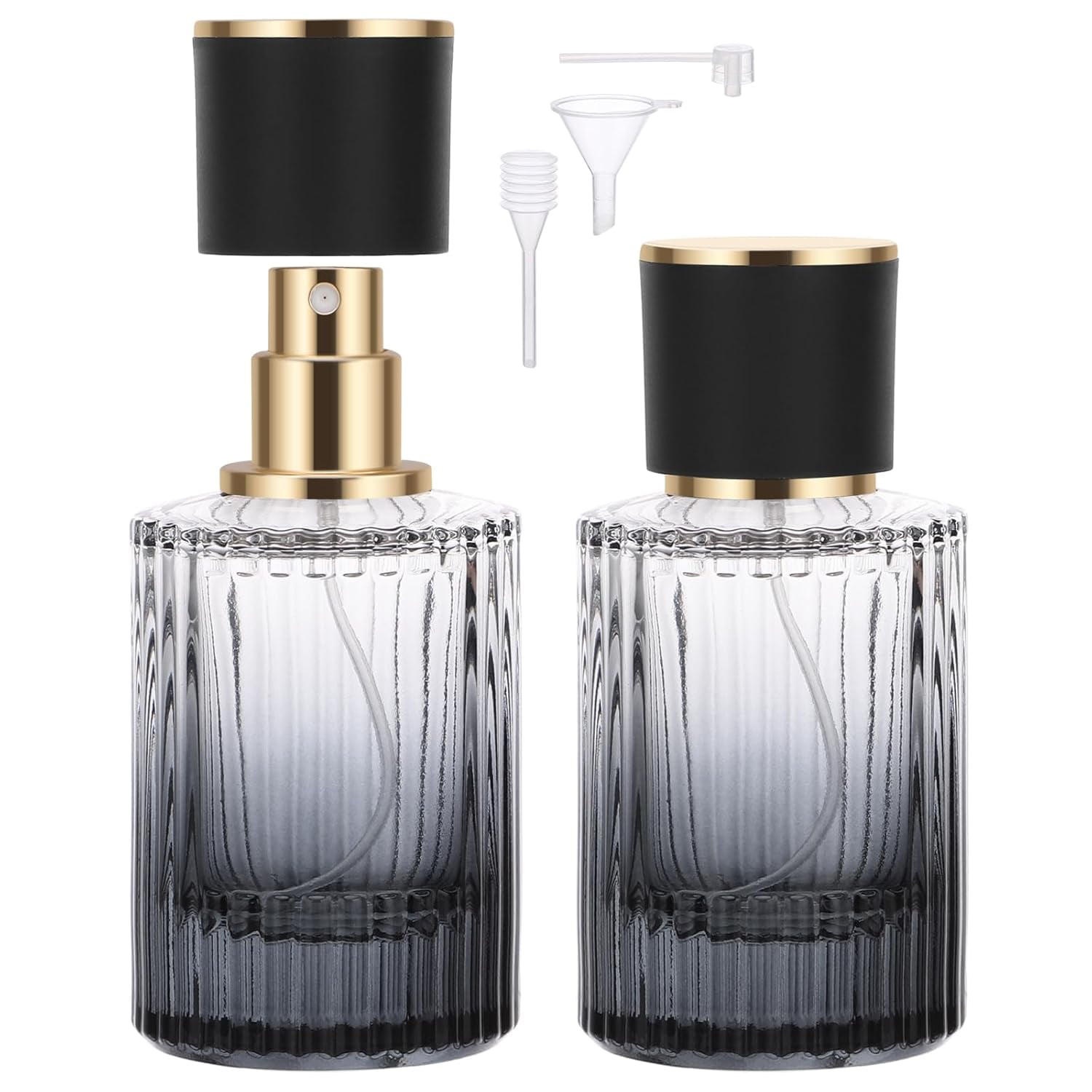 Travel Perfume Atomizer Refillable, 2 Packs Perfume Spray Bottle ...