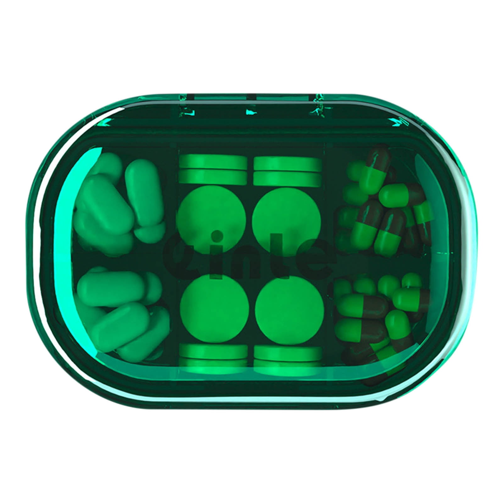 Travel Pill Organizer, Weekly Pill Box, Portable Pill Dispenser, Large ...