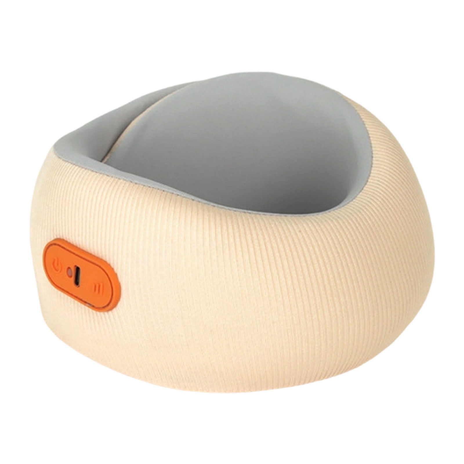 Travel Pillow with Heat,Vibration Massage,Portable Rechargeable ...