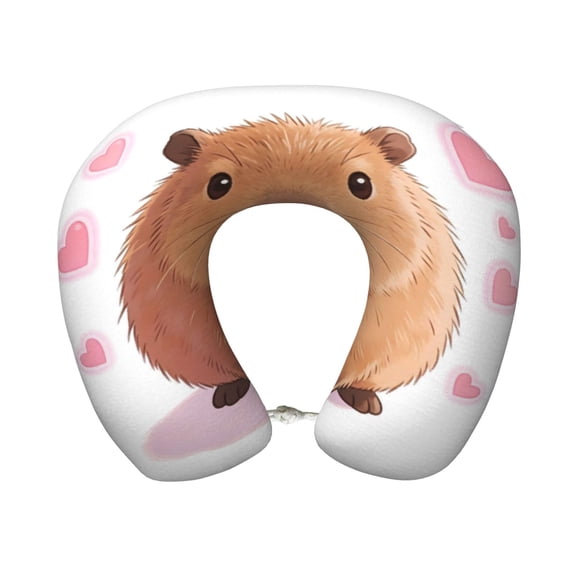 Travel Pillow Memory Foam, Head Neck Support Airplane Pillow For ...