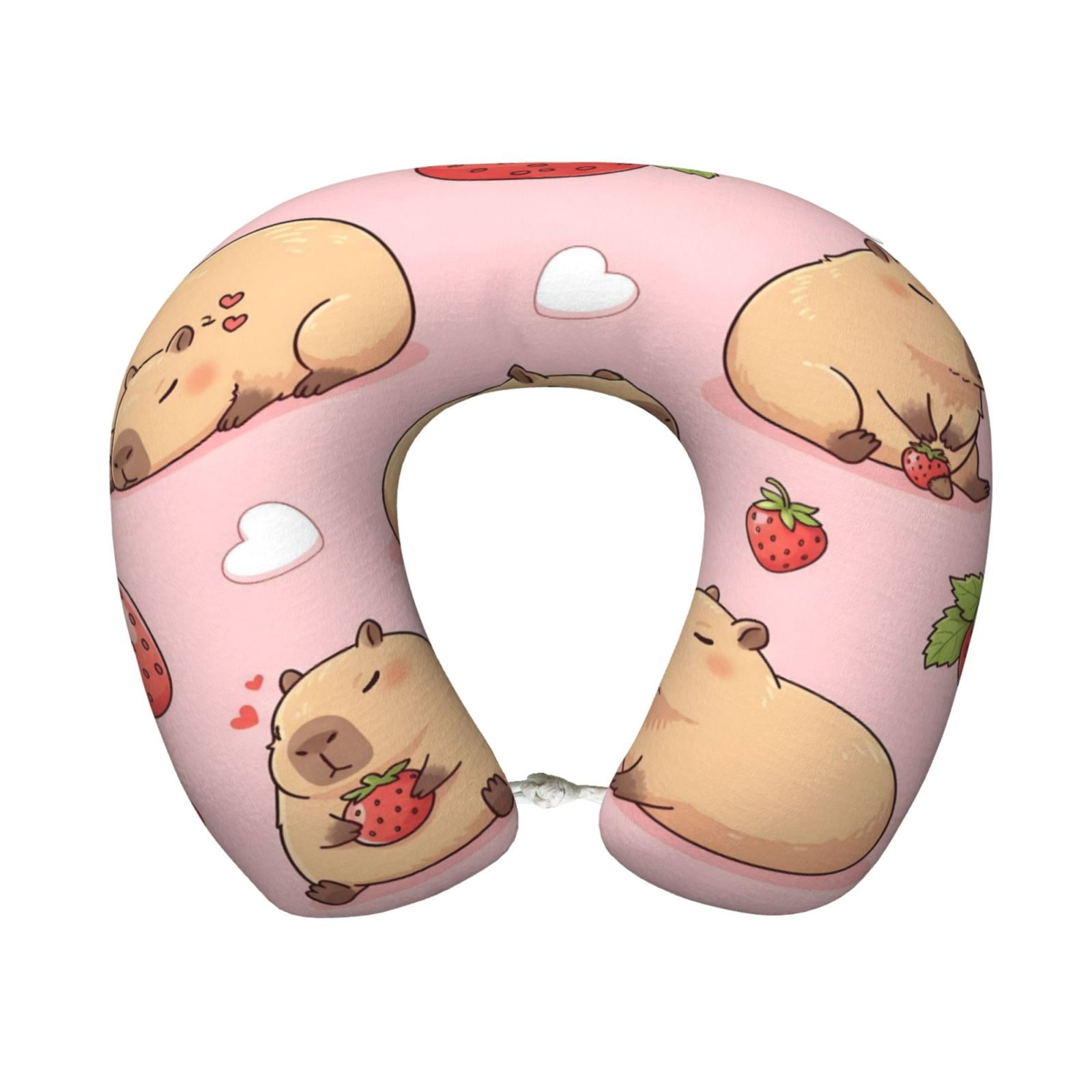 Travel Pillow Memory Foam, Head Neck Support Airplane Pillow For ...