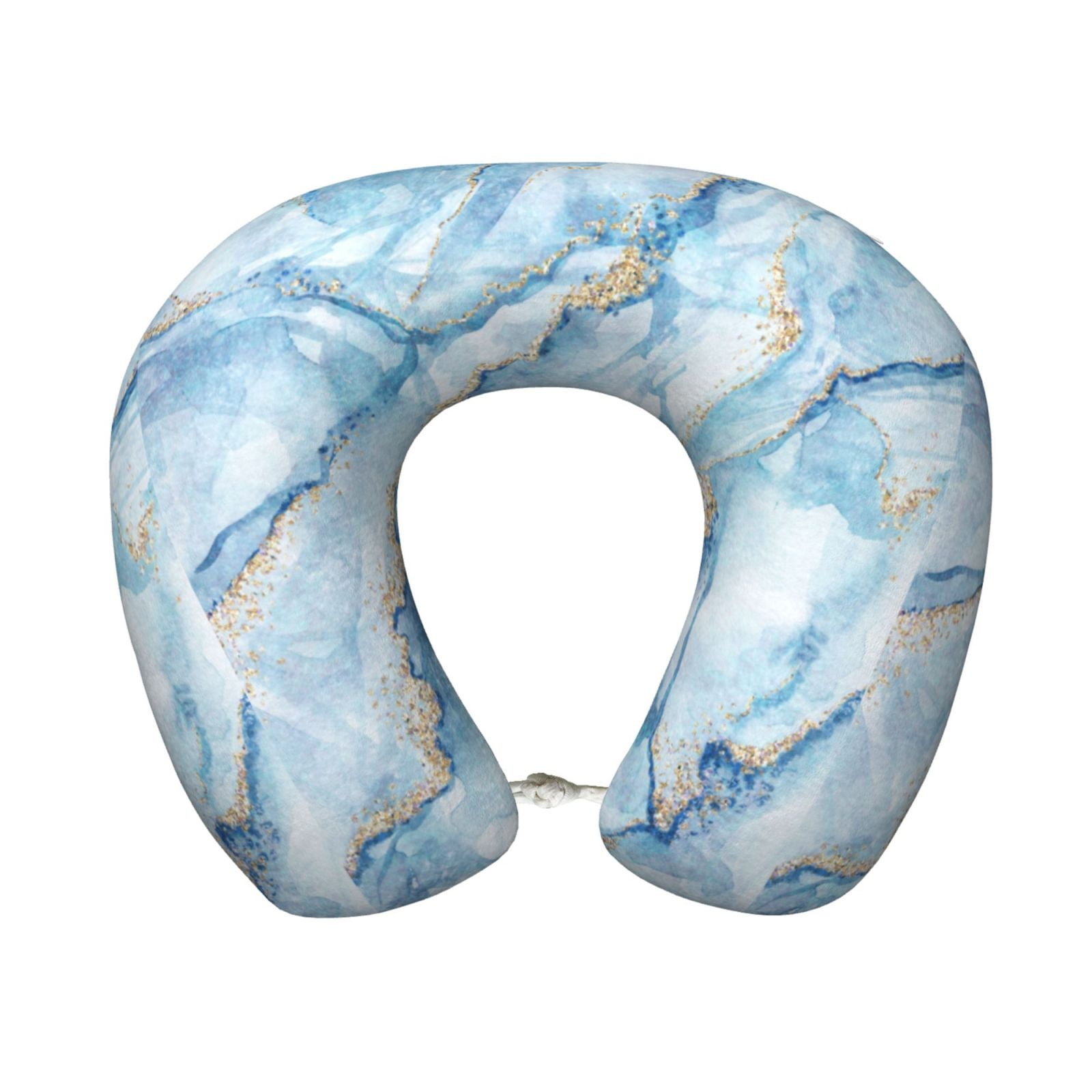 Travel Pillow Memory Foam, Head Neck Support Airplane Pillow For ...