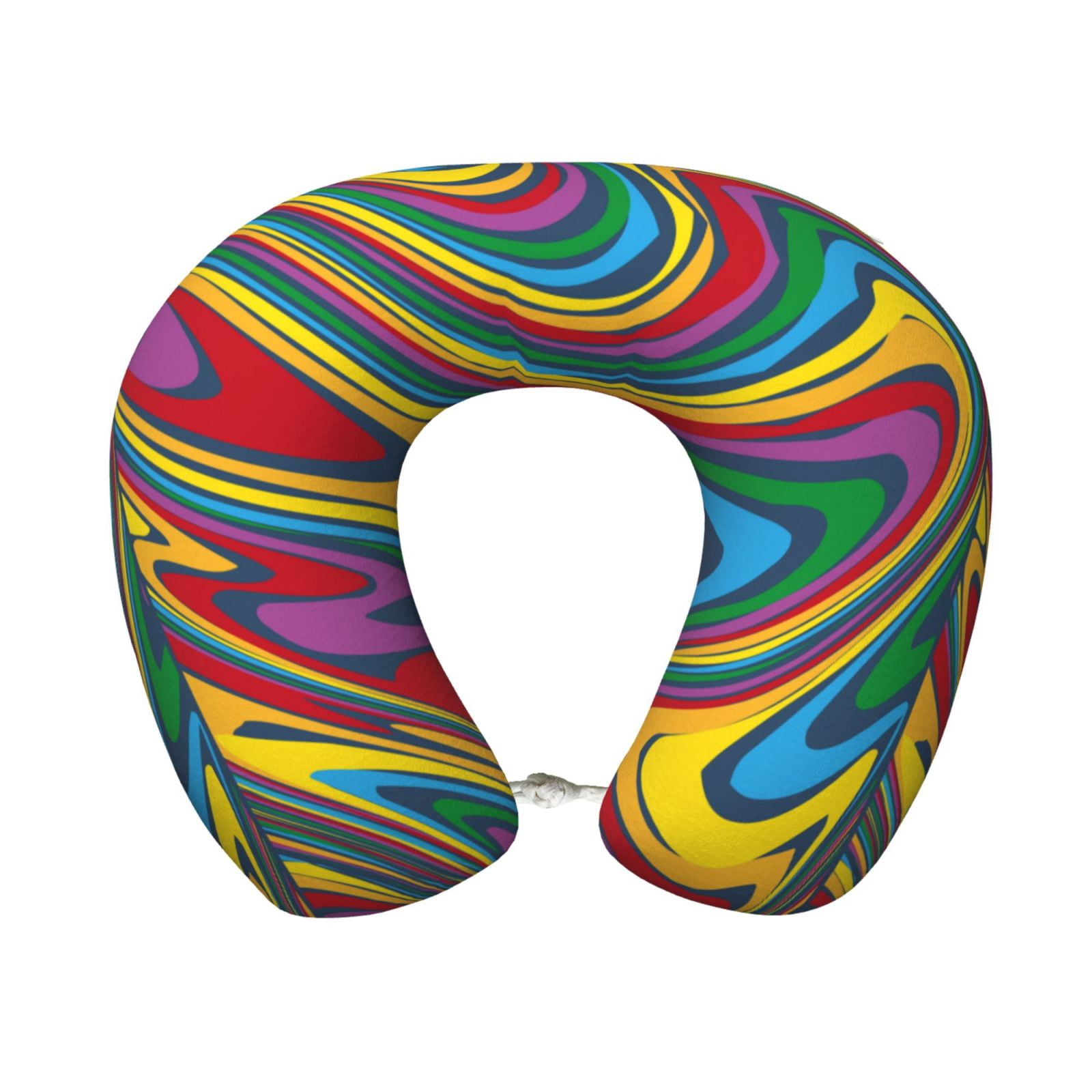 Travel Pillow Memory Foam, Head Neck Support Airplane Pillow For ...