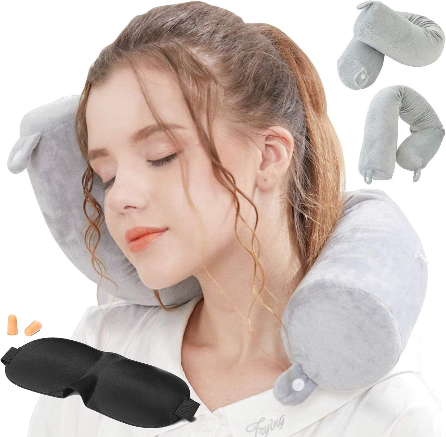 Travel Pillow Neck Pillows Travel Essentials Traveling on Airplane ...